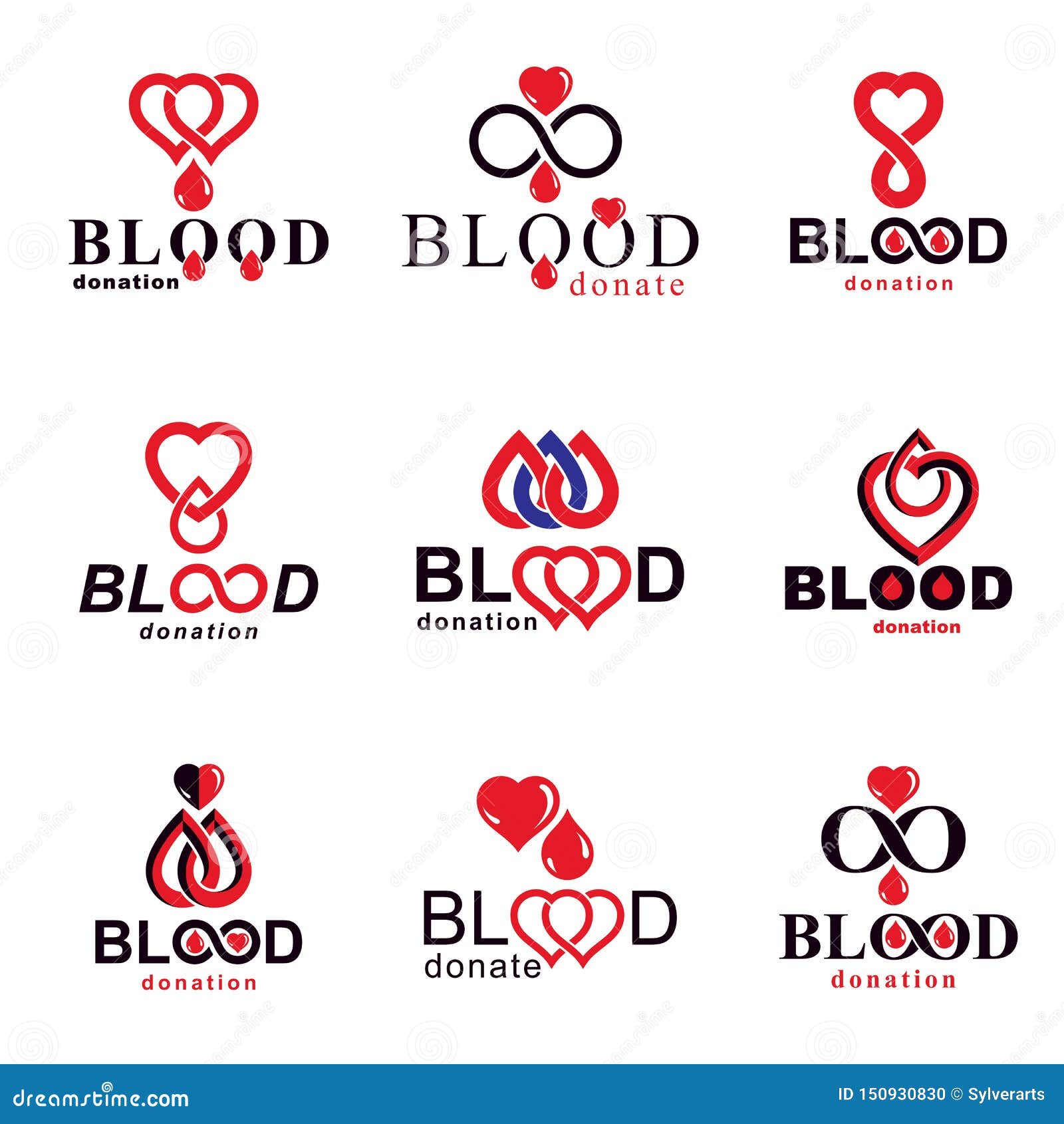 Vector Illustrations Created on Blood Donation Theme, Blood Transfusion ...