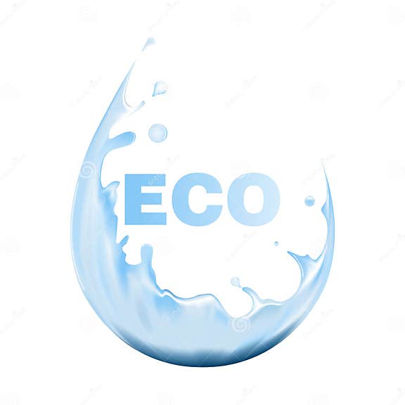 Vector Illustrations of Drop Shape on White Background. EPS 10 Stock ...