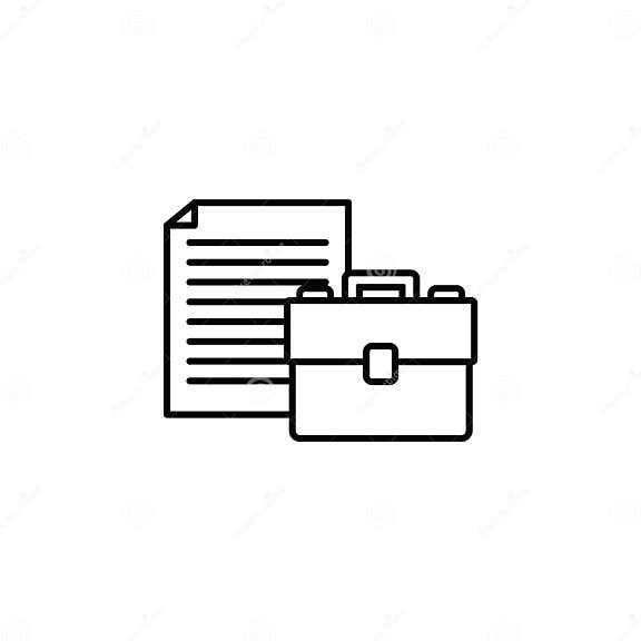 Vector Illustrations: Stylized Document Stock Vector - Illustration of ...