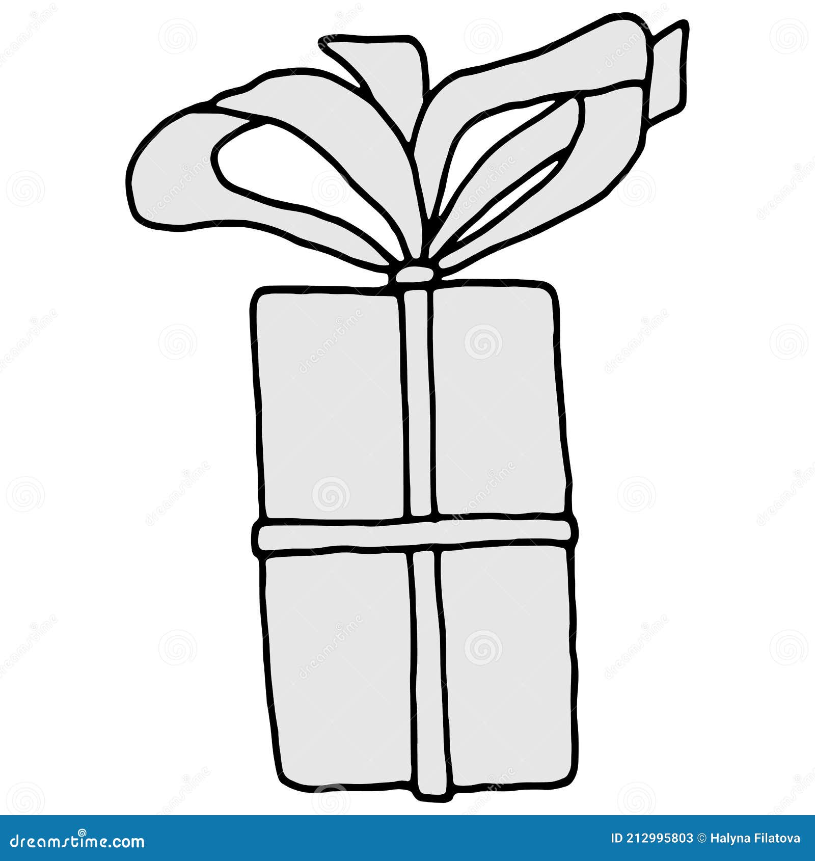 Dood Outline Tooth Icon Vector Illustration On White Background ...