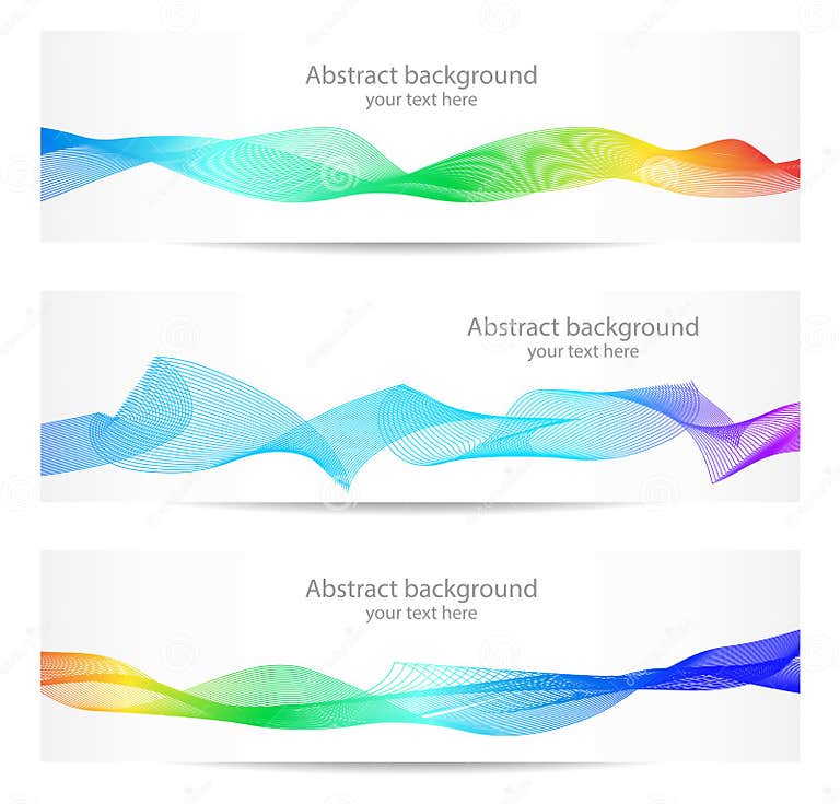 Vector Illustrator, Abstract Line Colorful. Stock Illustration ...