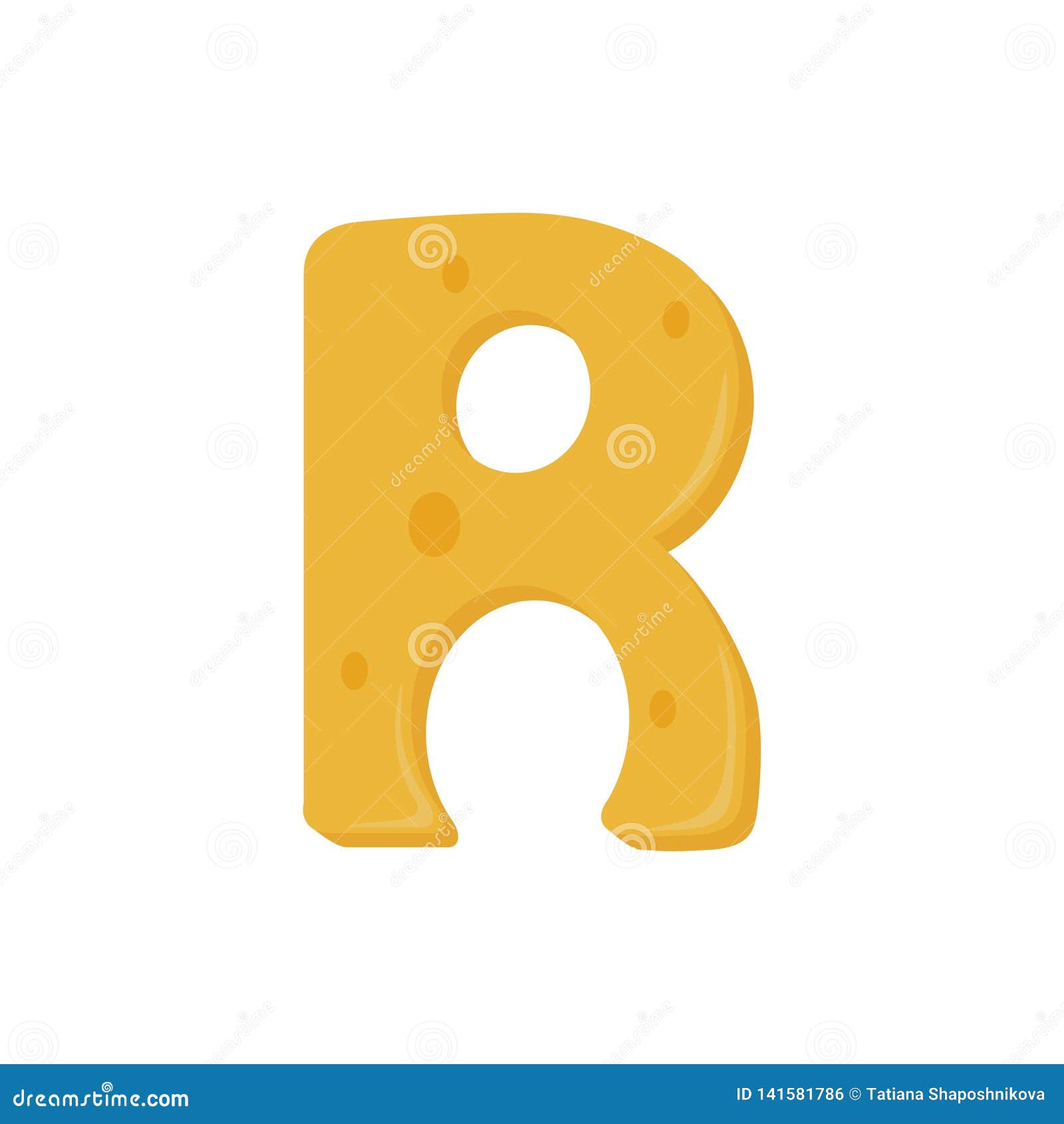 Vector Illustrator of Cheese Alphabet Letters Decoration Stock Vector ...