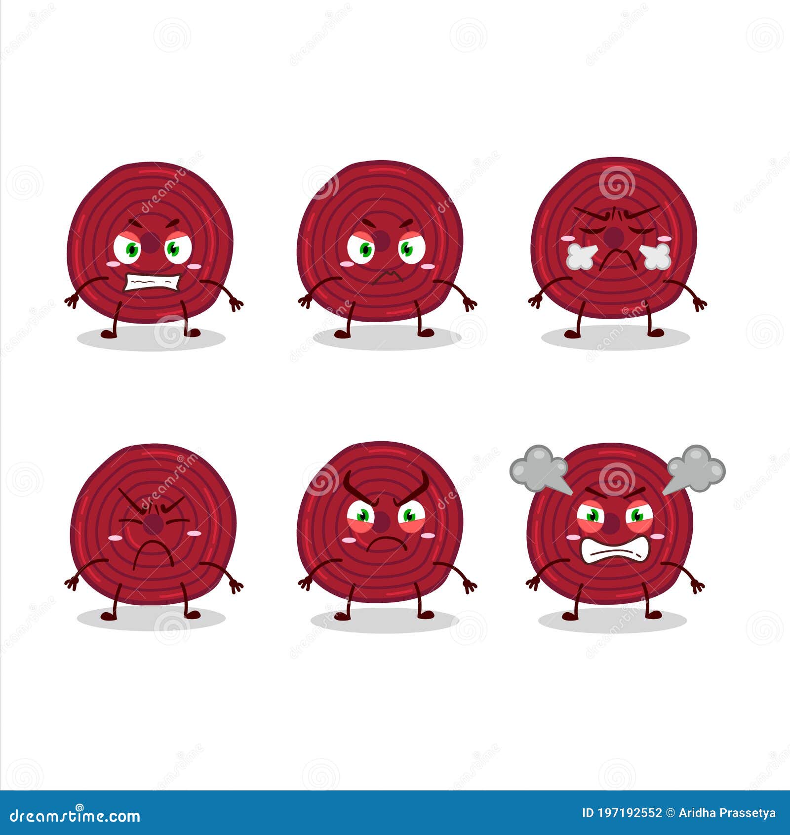 Angry Beet Cartoon. Colored Sketch Vector Illustration | CartoonDealer ...