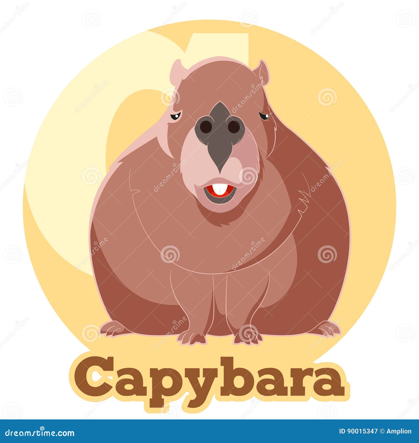 Cartoon Capybara Jigsaw Puzzle Game Vector Illustration | CartoonDealer ...