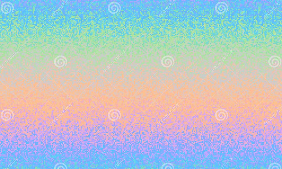 Pattern of a Random Small Dots. Noise Gradient Background. Horizontal ...