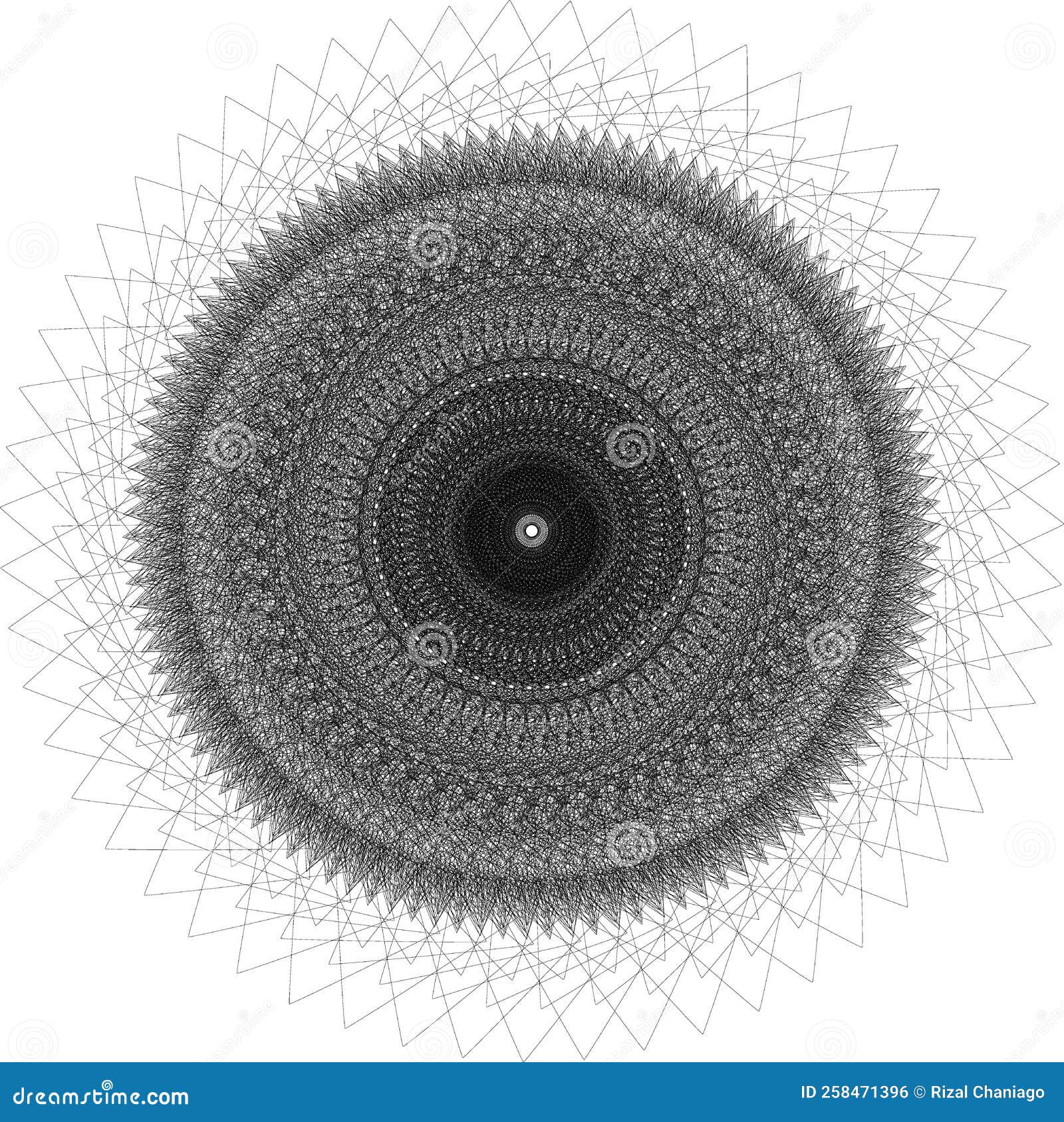 Vector Image. Abstract Image. Mandala Art Stock Illustration ...