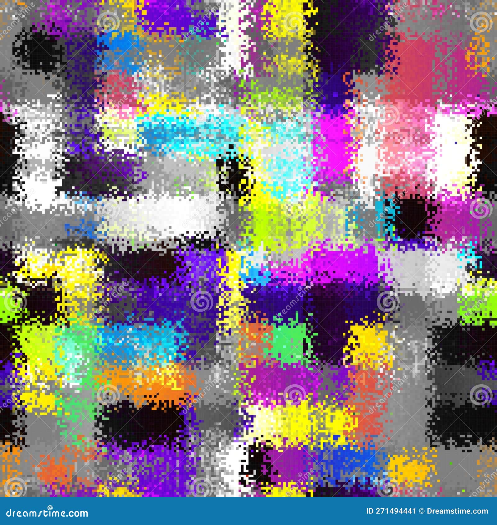 Pattern of a Random Small Dots. Noise Background. Seamless Image Stock ...