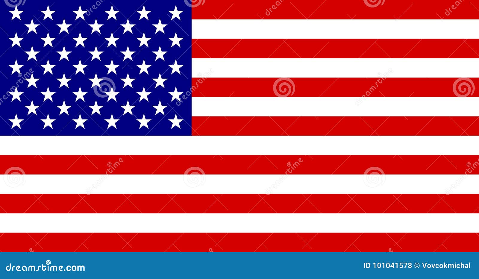Accurate American Flag stock vector. Illustration of memorial - 101041578