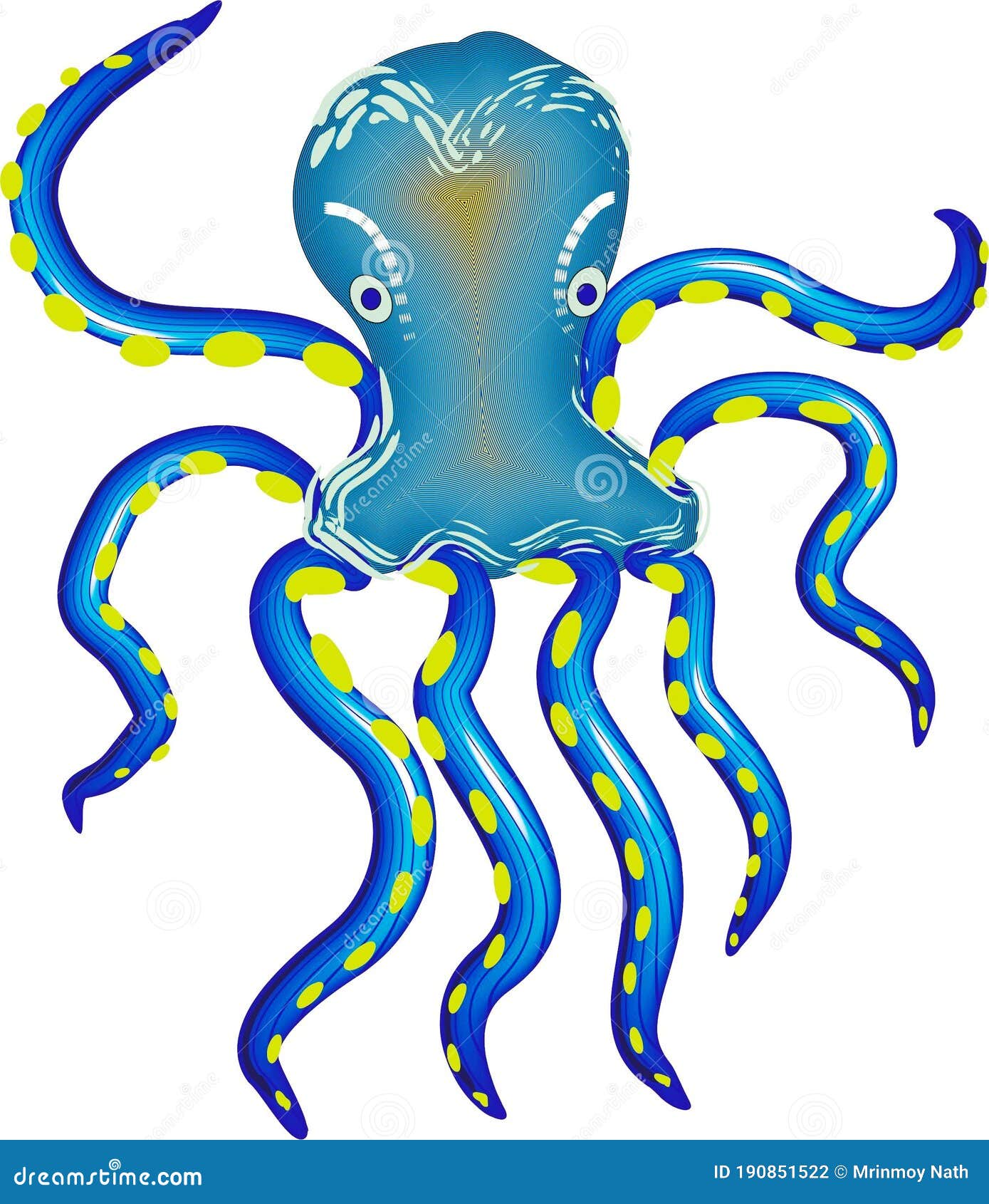 That is the Vector Image of Angry Octopus Which is Looking so Beautiful ...
