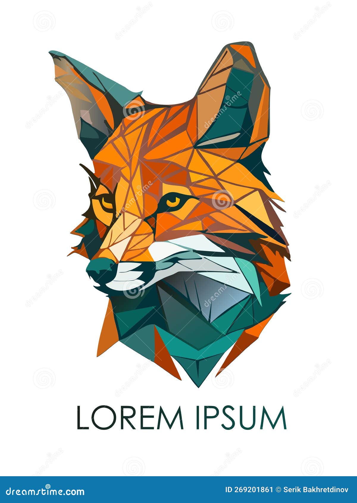 Vector Image of a Beautiful Red Fox. Fox Can Be Used for Website and ...