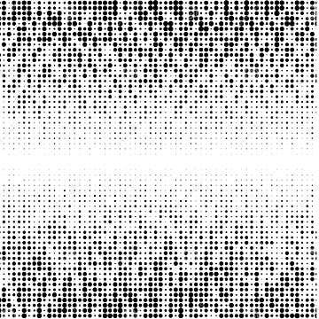 Vector Image of Black Dots of Different Sizes Have Different Density on ...