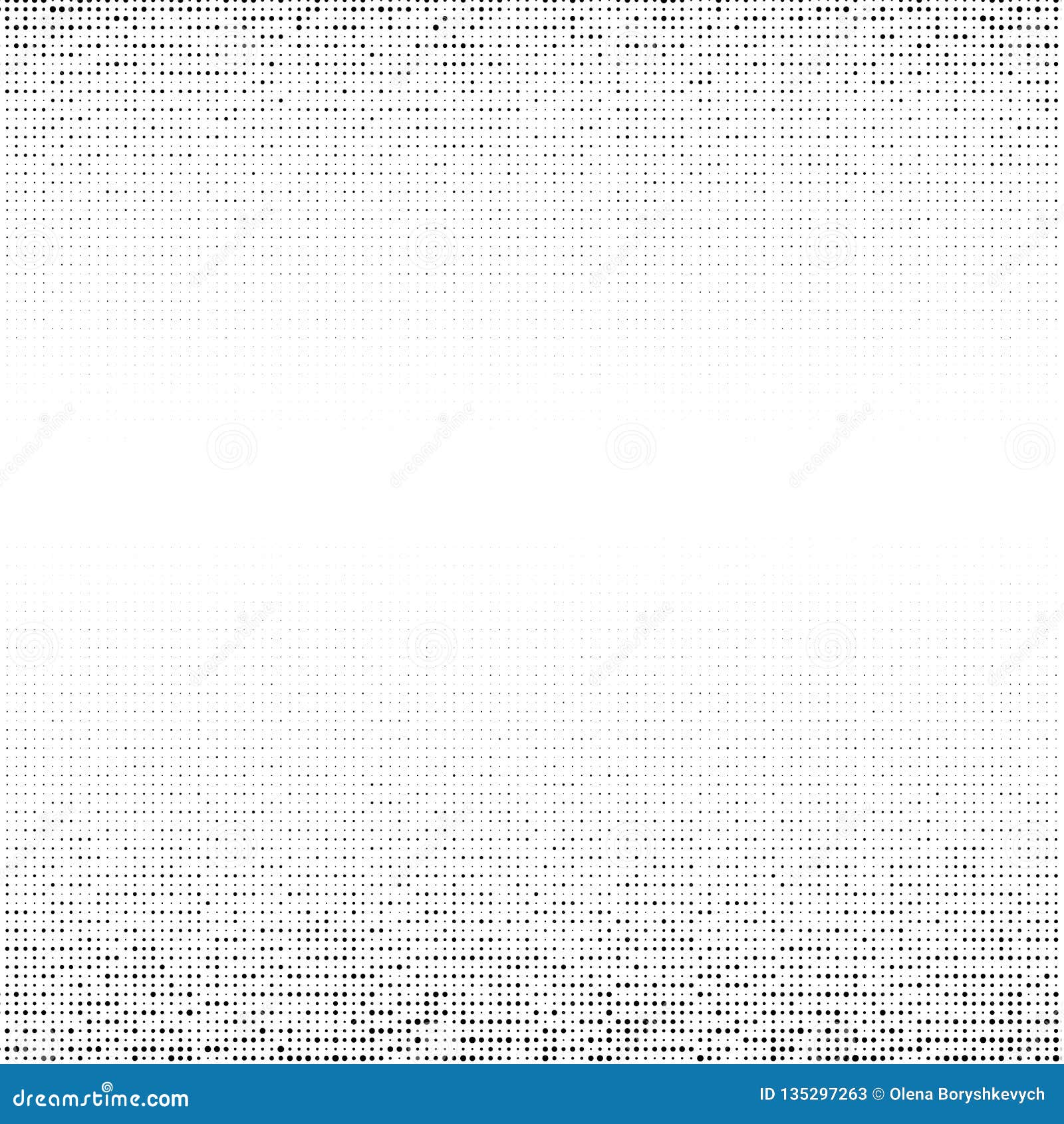 Vector Image of Black Dots of Different Sizes Have Different Density on ...