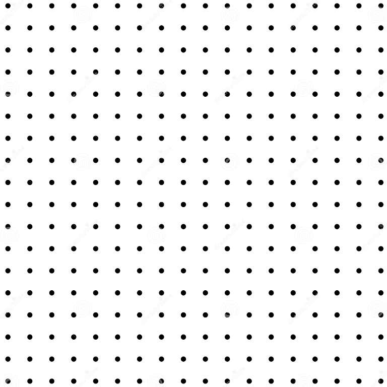 Vector Image of Black Small Dots on a White Background. Stock Vector ...