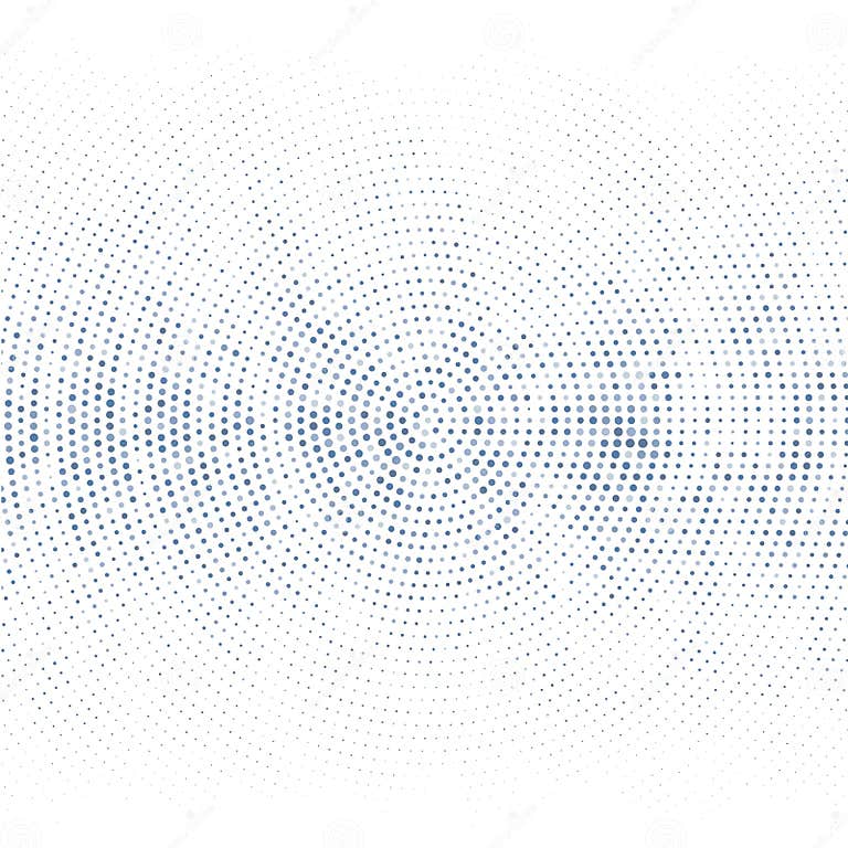 Vector Image of Blue Dots on a White Background Stock Vector ...