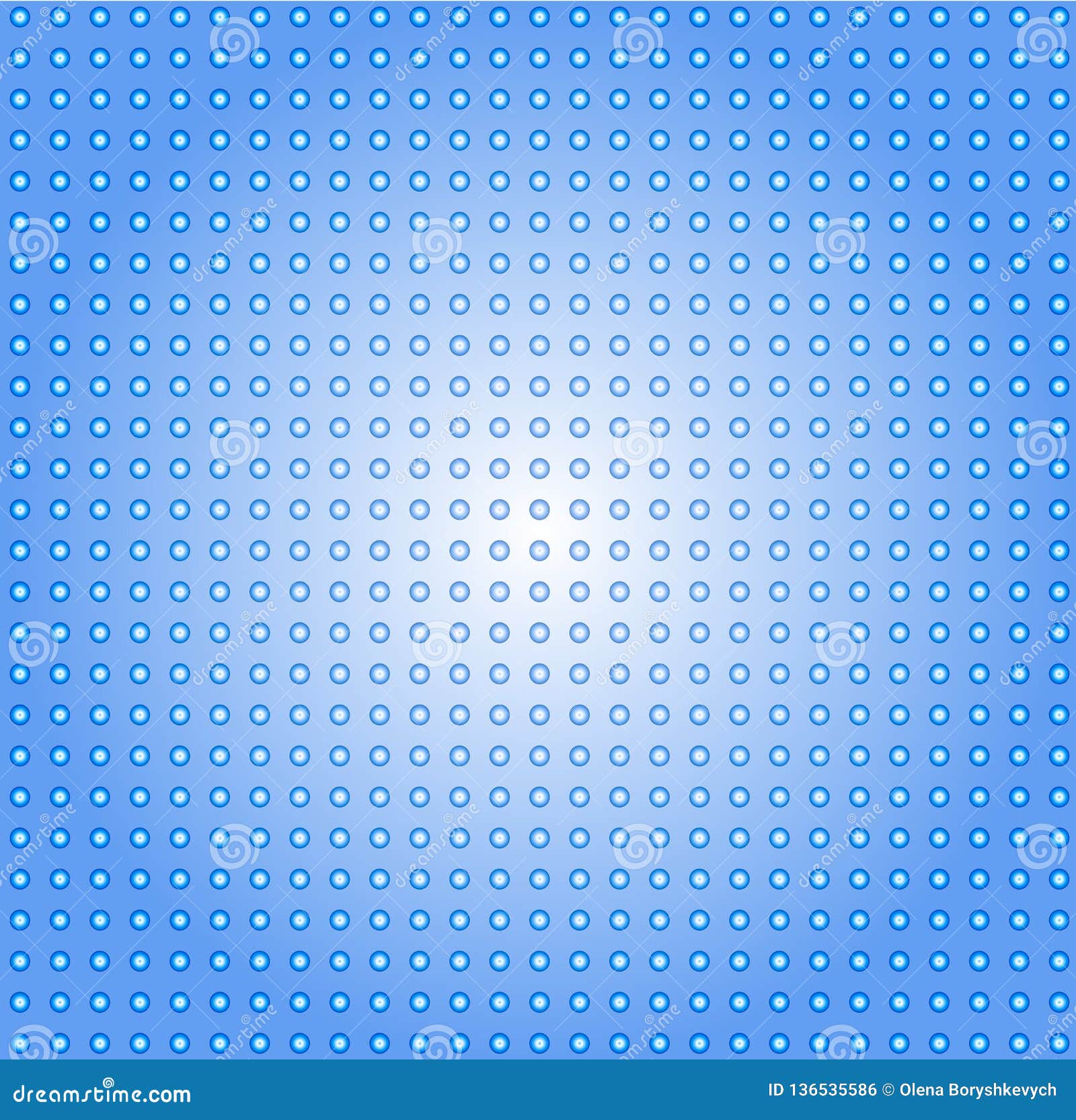 Vector Image of a Blue Points and Circles. Stock Vector - Illustration ...