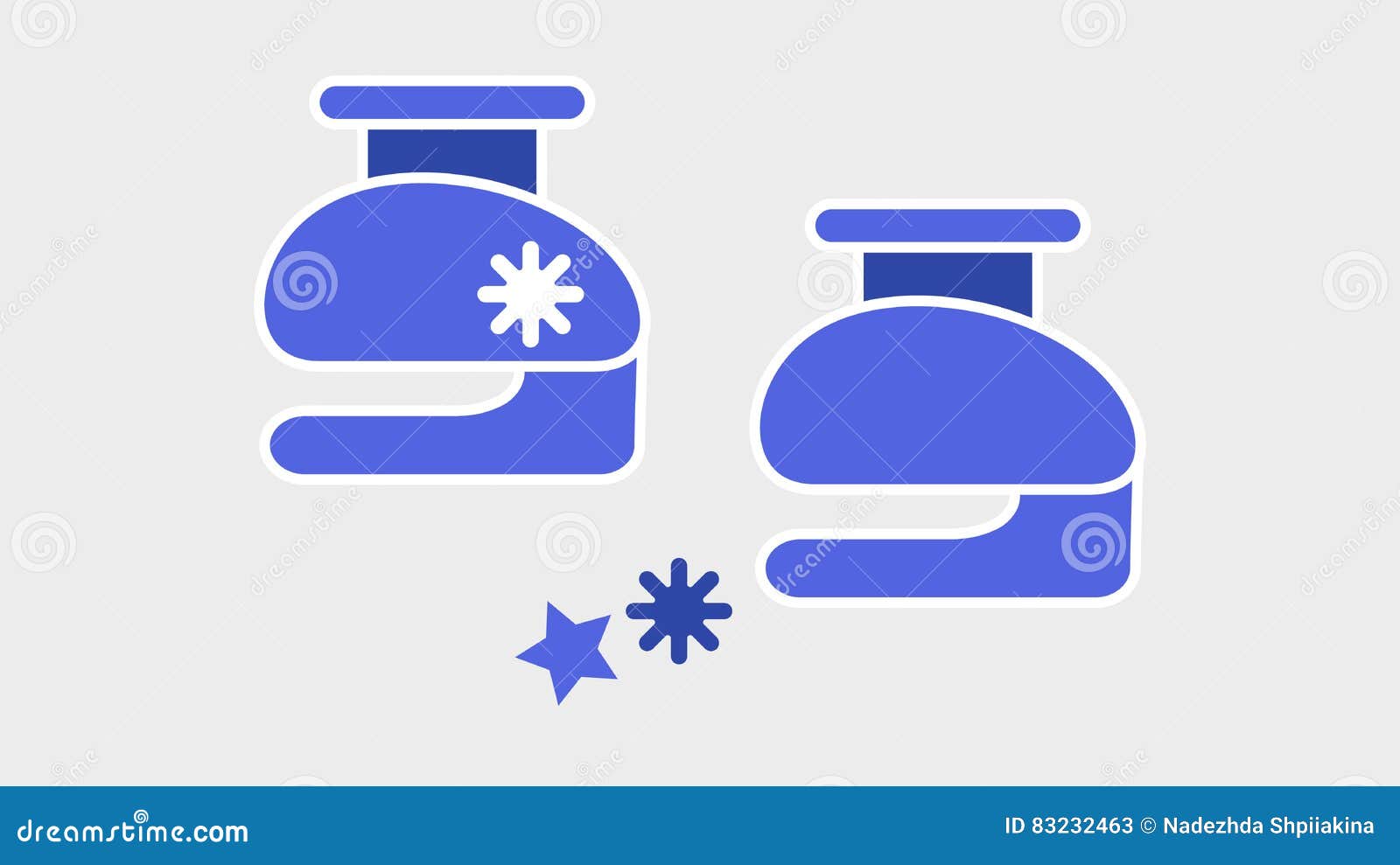 Vector Image of Blue Punch on a Light Background Stock Vector ...