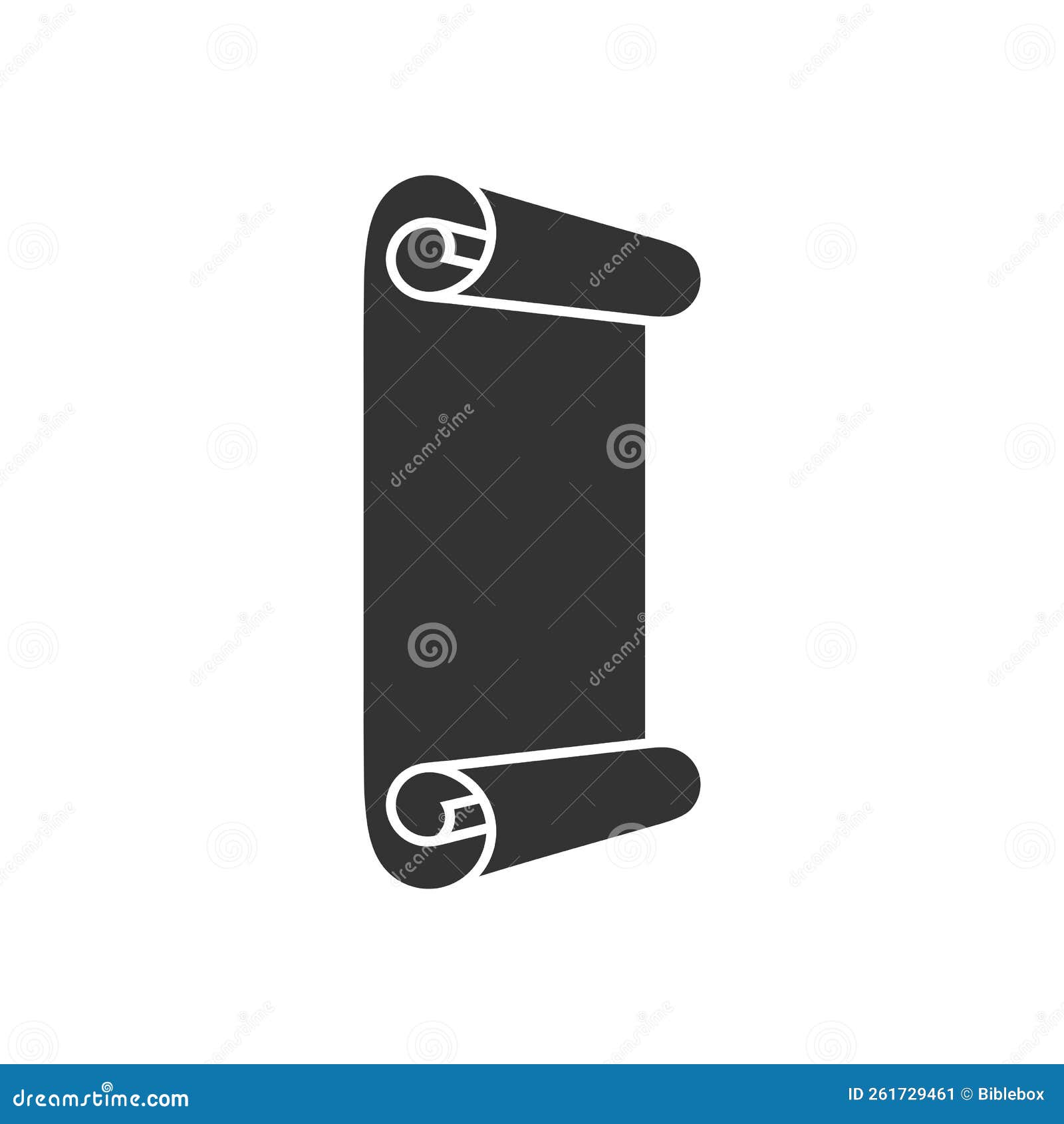 Vector Image of a Book, Scroll and Manuscript Stock Vector ...