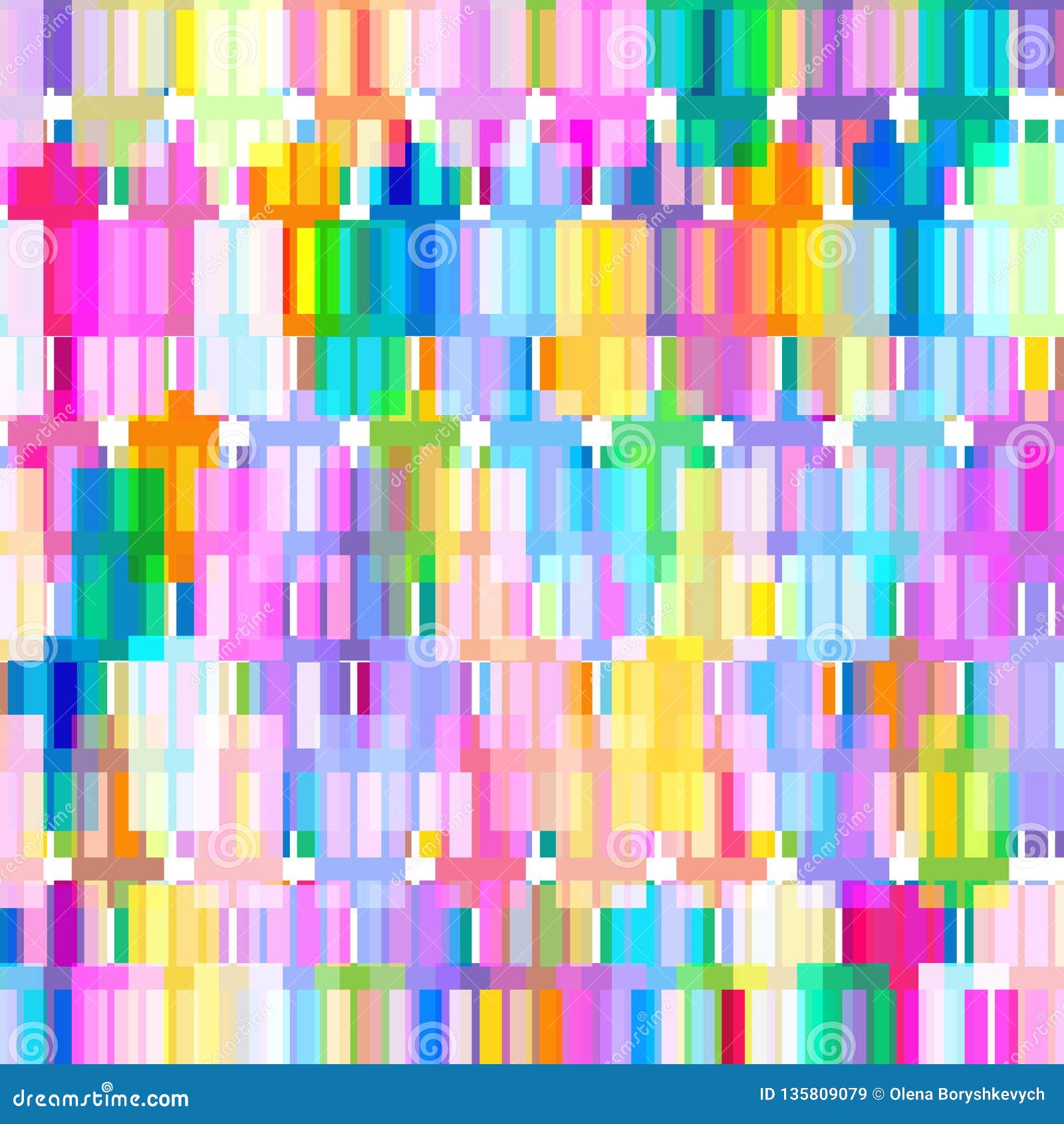 Vector Image of a Bright Colorful Squares. Stock Vector - Illustration ...