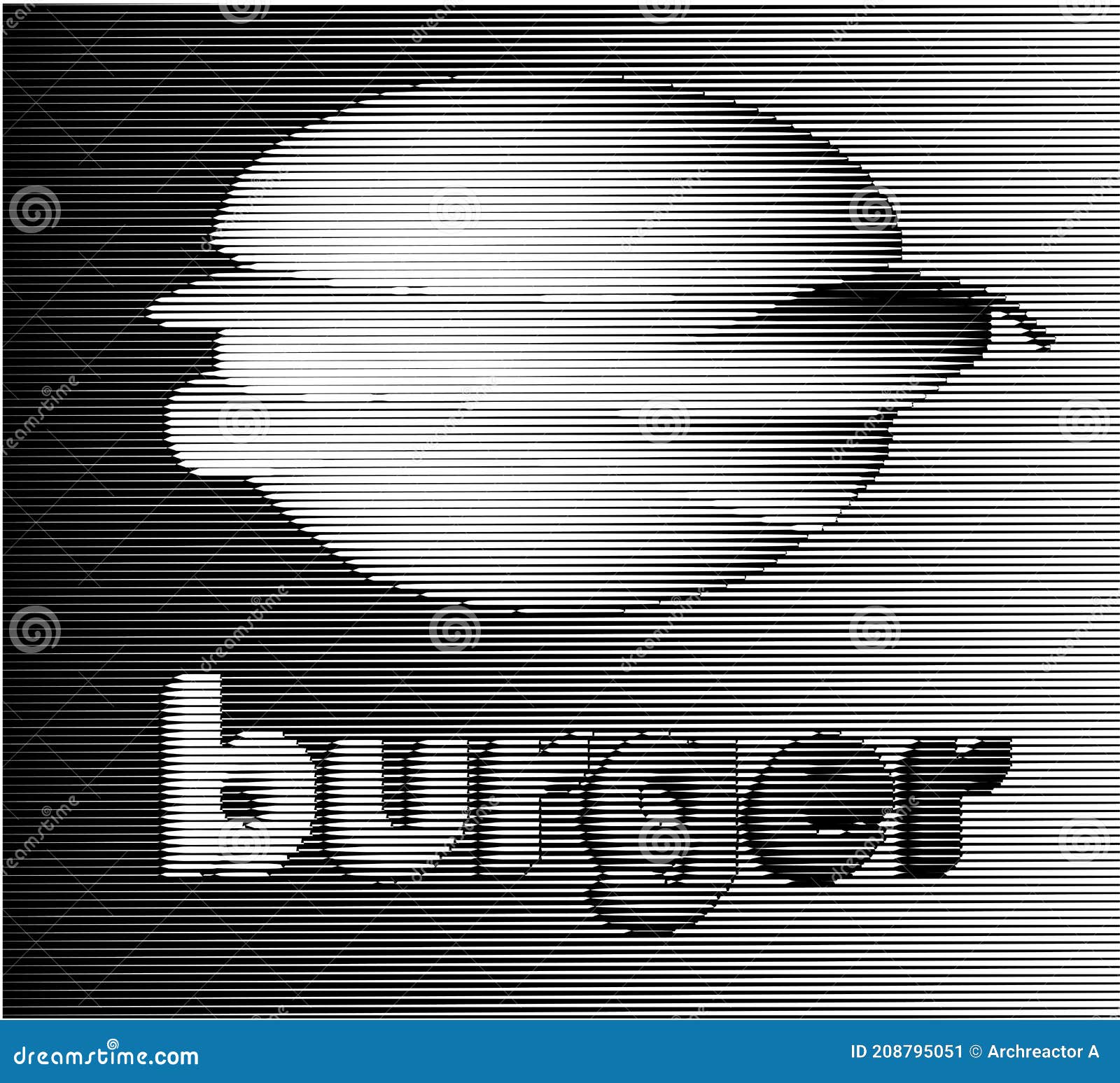 Vector Image of Burger on Gradient Background. Vintage Engraving ...
