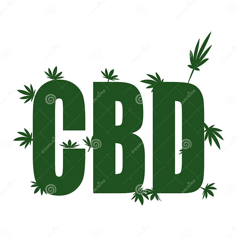 Vector image cbd. stock vector. Illustration of compound - 170964876