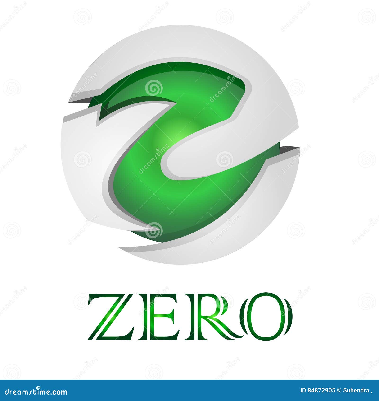 Vector image circle zero stock illustration. Illustration of symbol ...