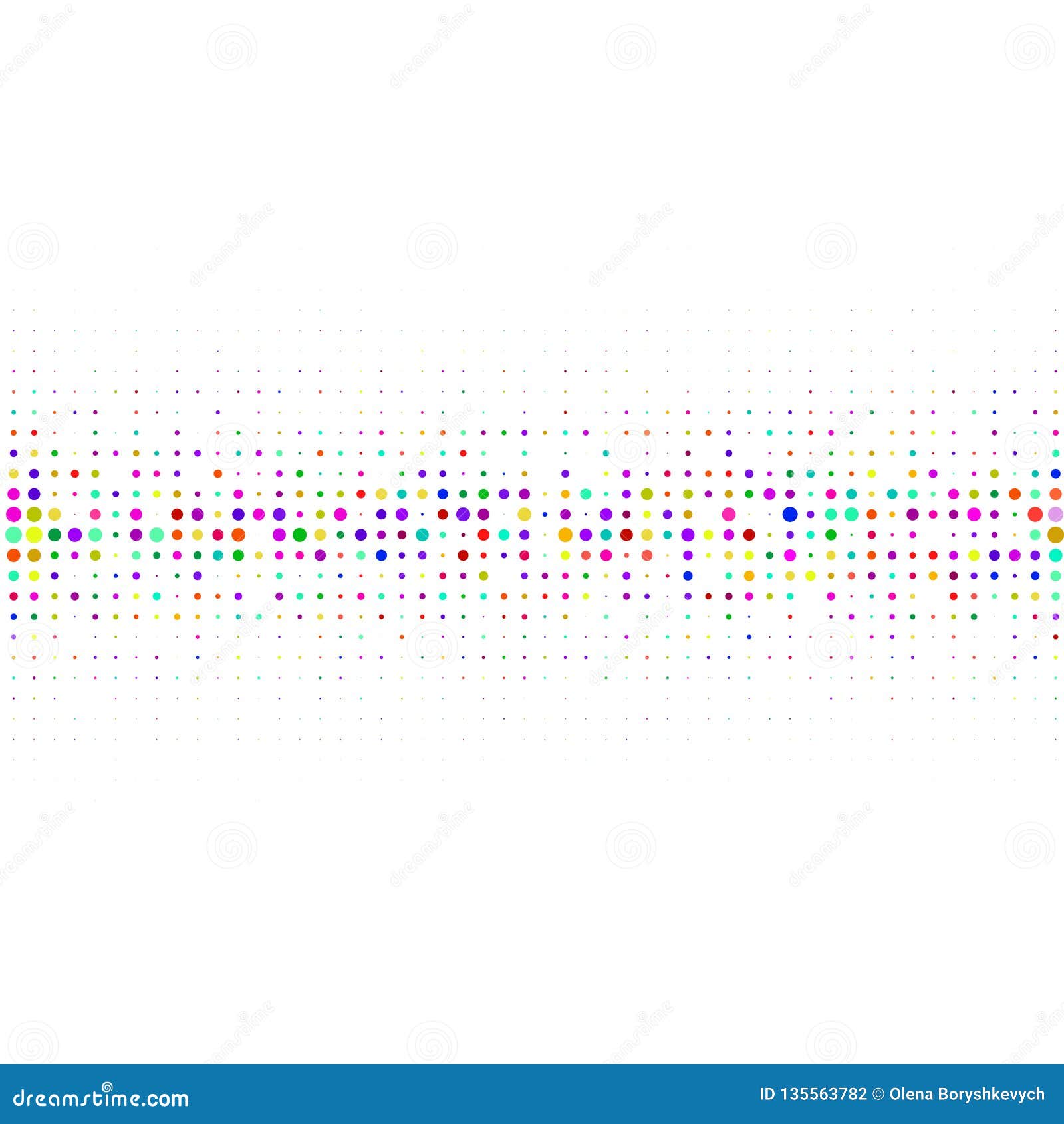Vector Image of a Colored Dots on a White Background. Stock Vector ...