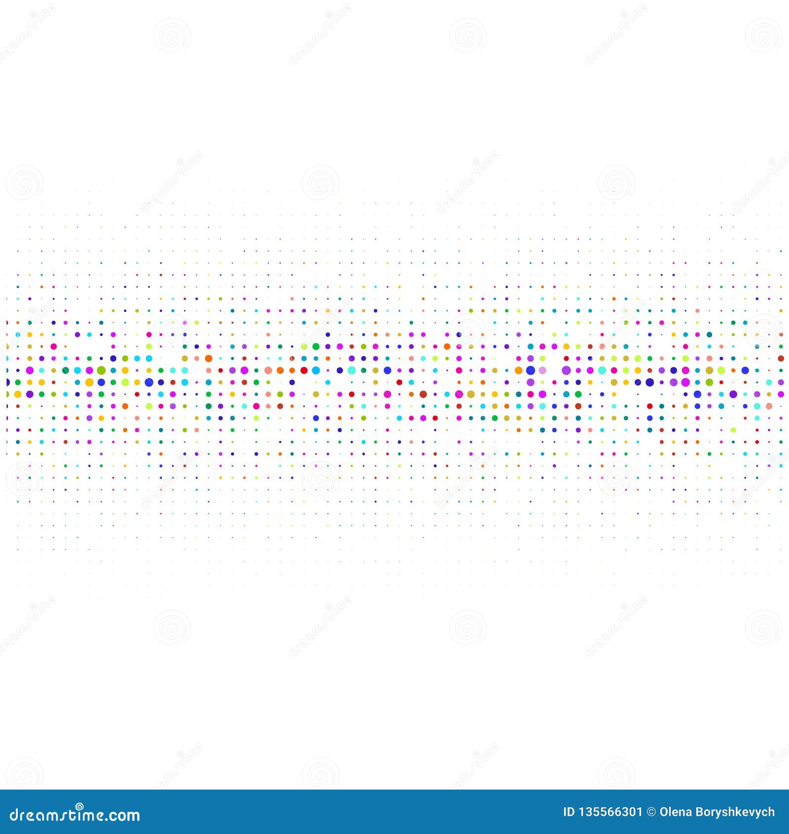 Vector Image of a Colored Dots on a White Background. Stock Vector ...