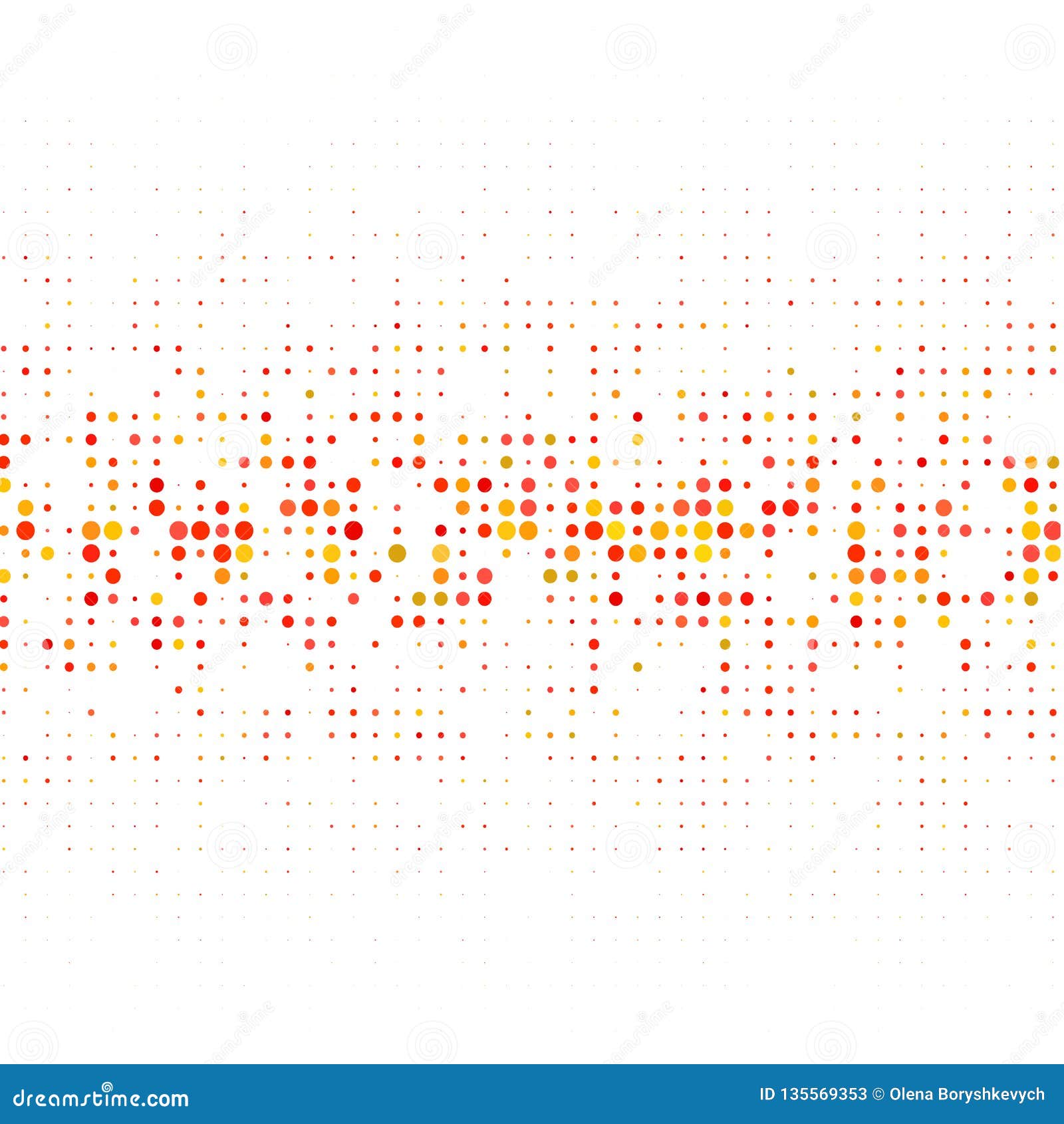 Vector Image of a Colored Dots on a White Background. Stock Vector ...