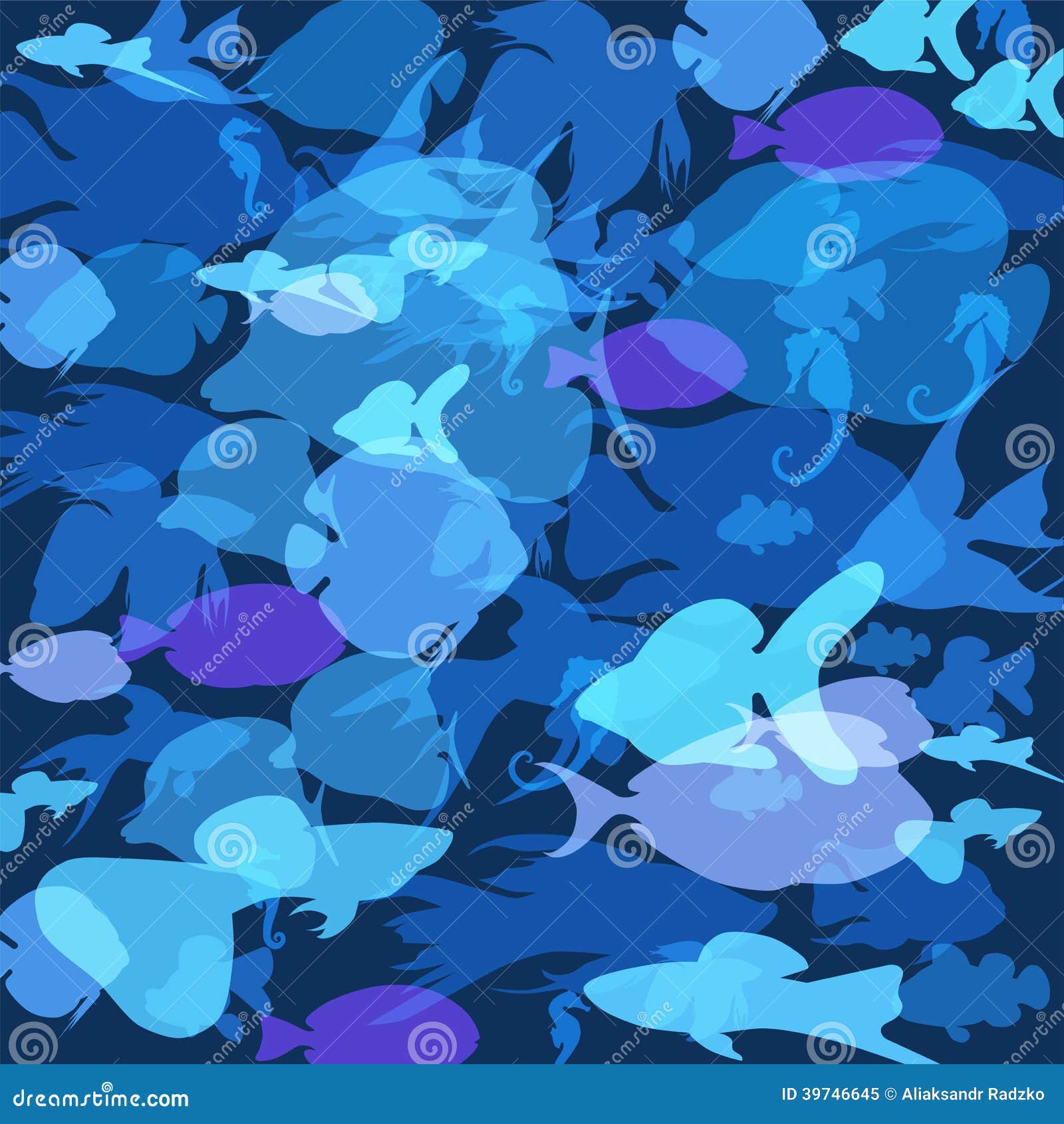 Colorful Fish Scales Plaster Tile Seamless Texture Stock Photo ...