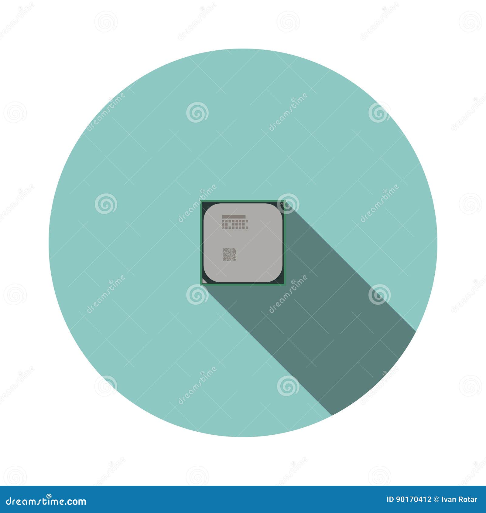 Vector image CPU stock vector. Illustration of icons - 90170412