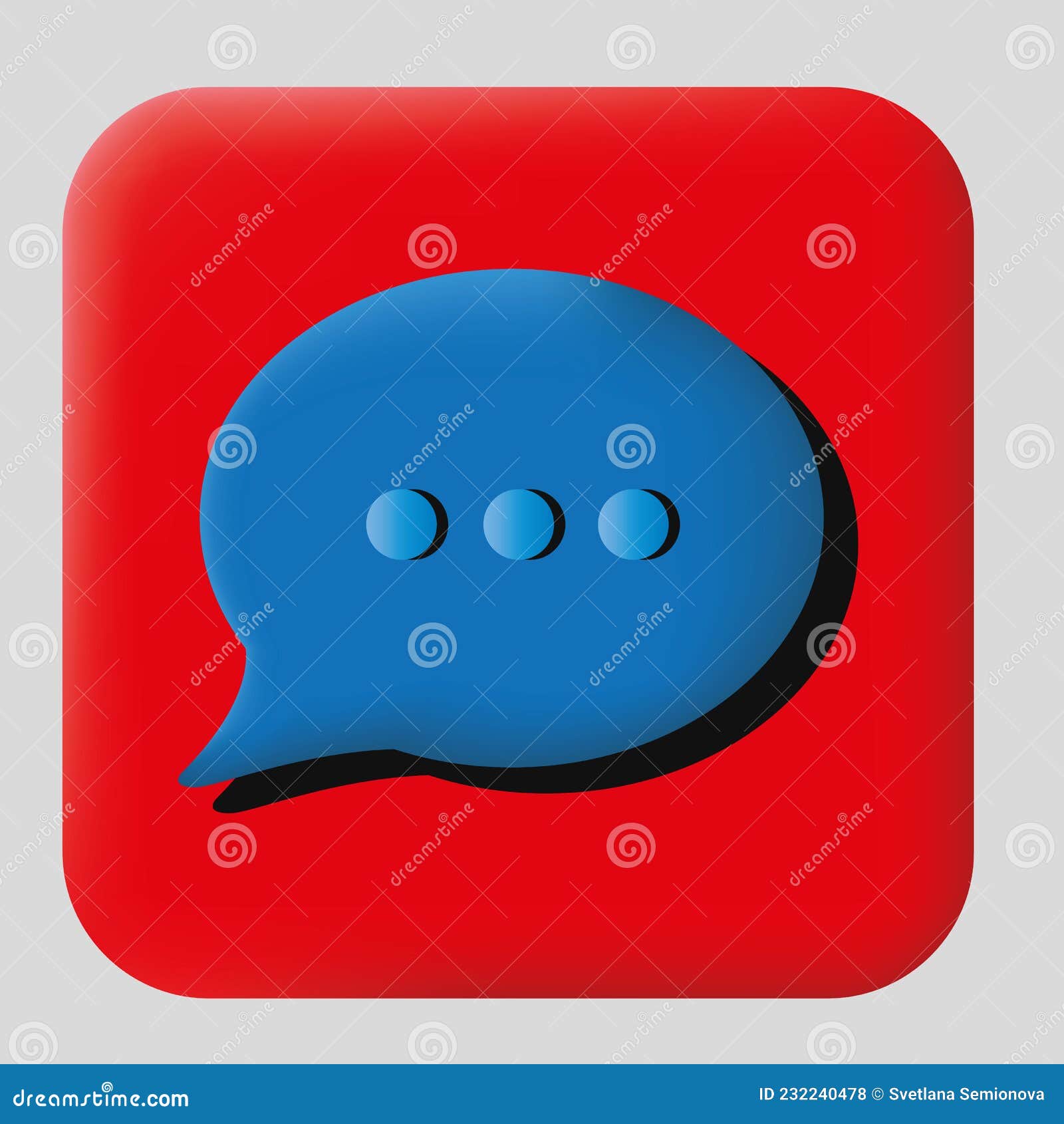 Vector Image of Dialog Icon, Stock Vector - Illustration of circle ...