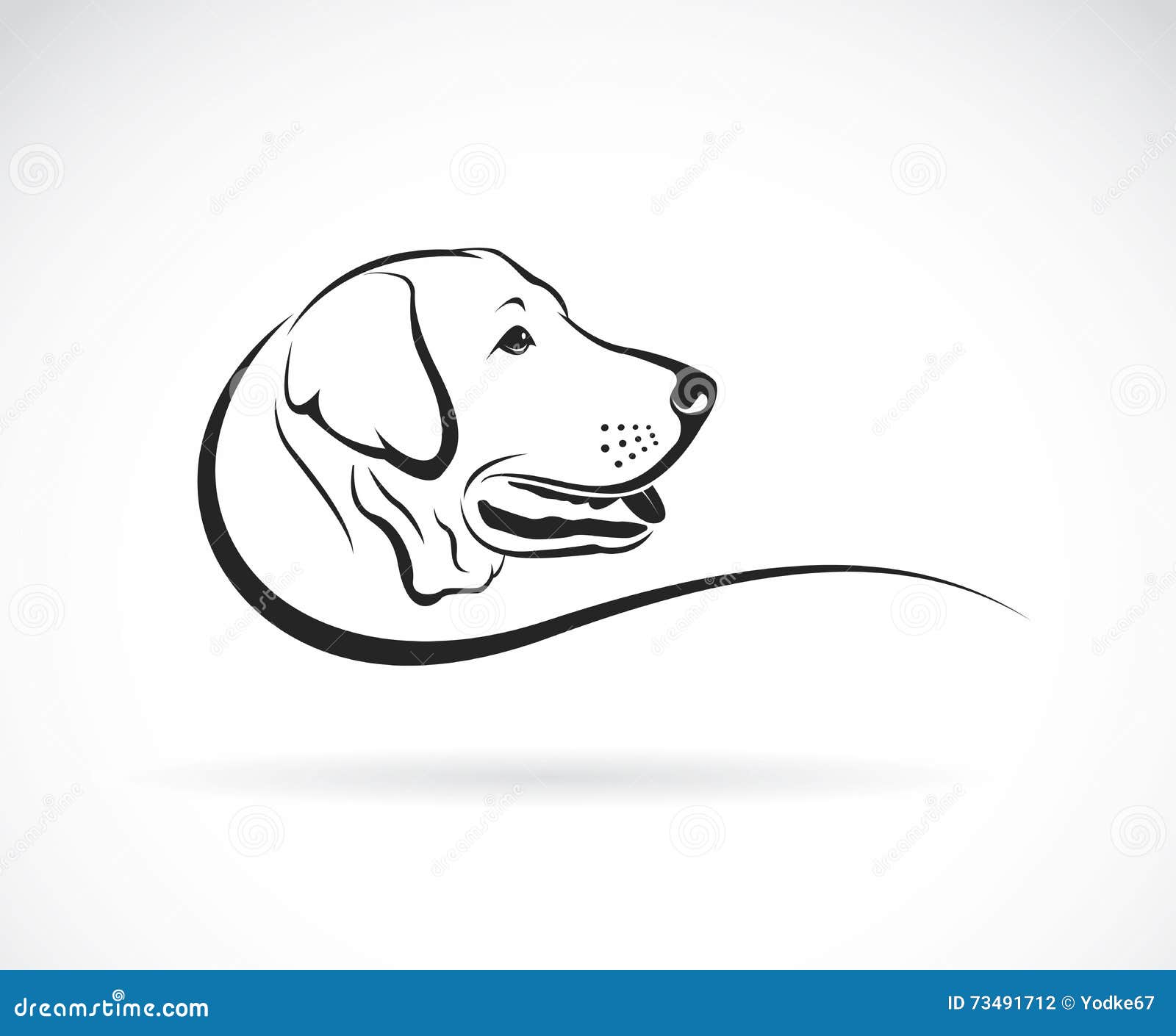 Labrador Head Stock Illustrations – 1,034 Labrador Head Stock ...