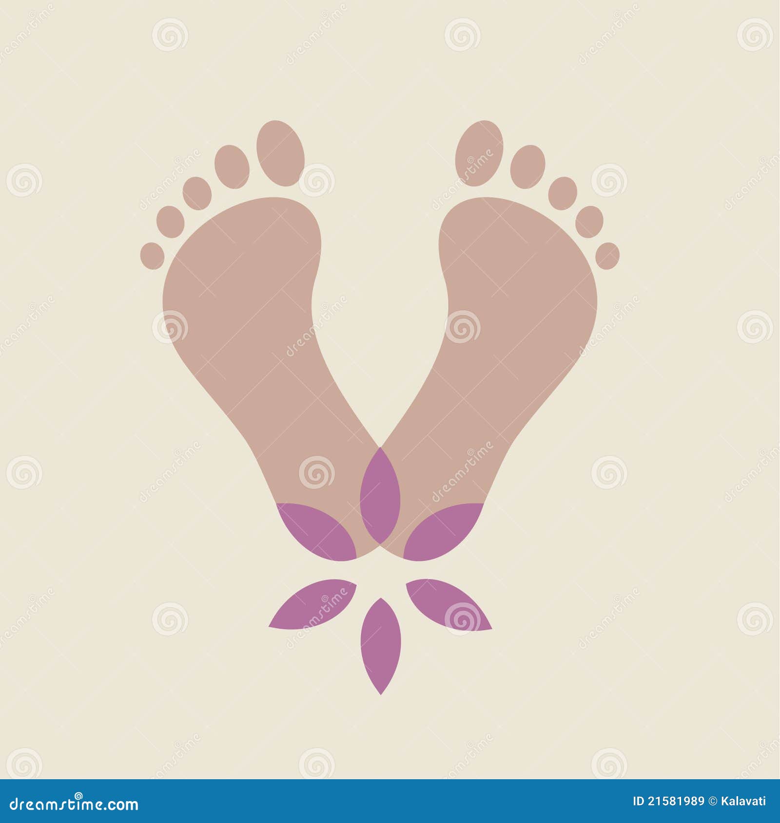 Vector image of feet stock vector. Illustration of body - 21581989