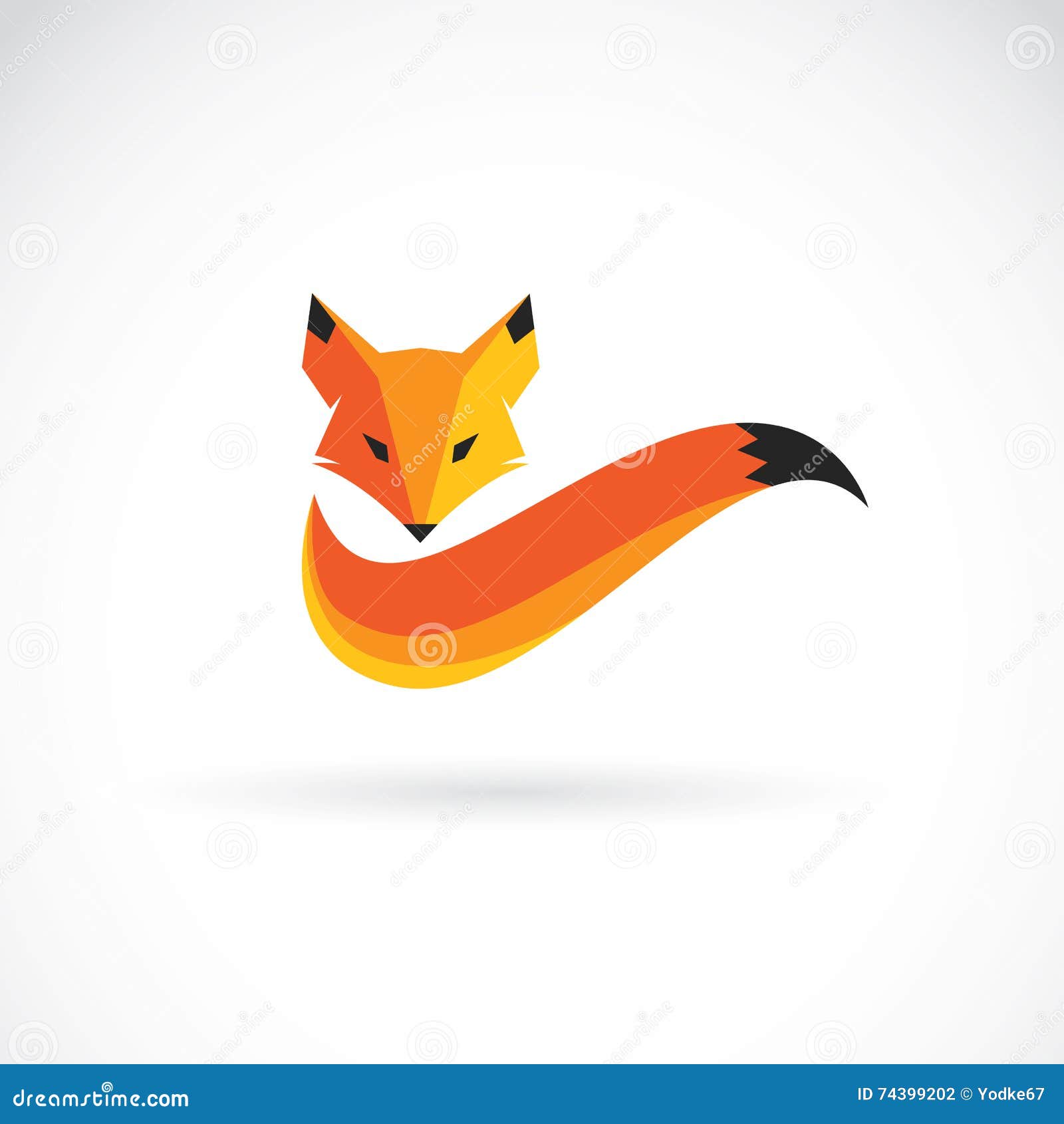 Vector Image of an Fox Design. Stock Vector - Illustration of emblem ...