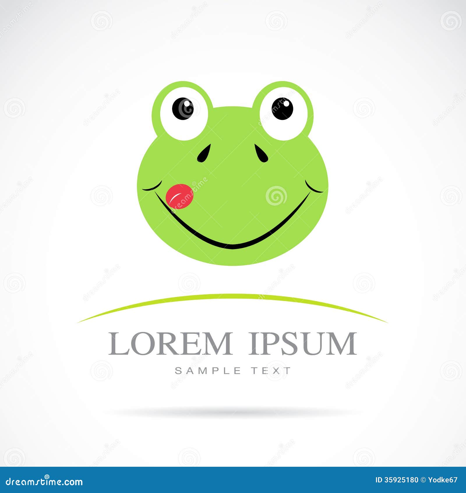 Frog Head Green Angry Face Cartoon Logo Symbol Icon Vector Graphic ...