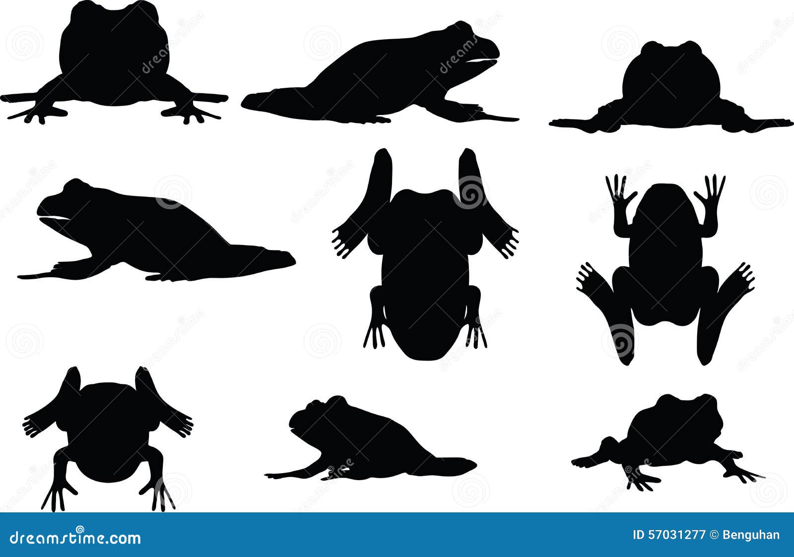 Frog Silhouette,Silhouettes Frog-vector,Tree Frog Silhouette Vector ...