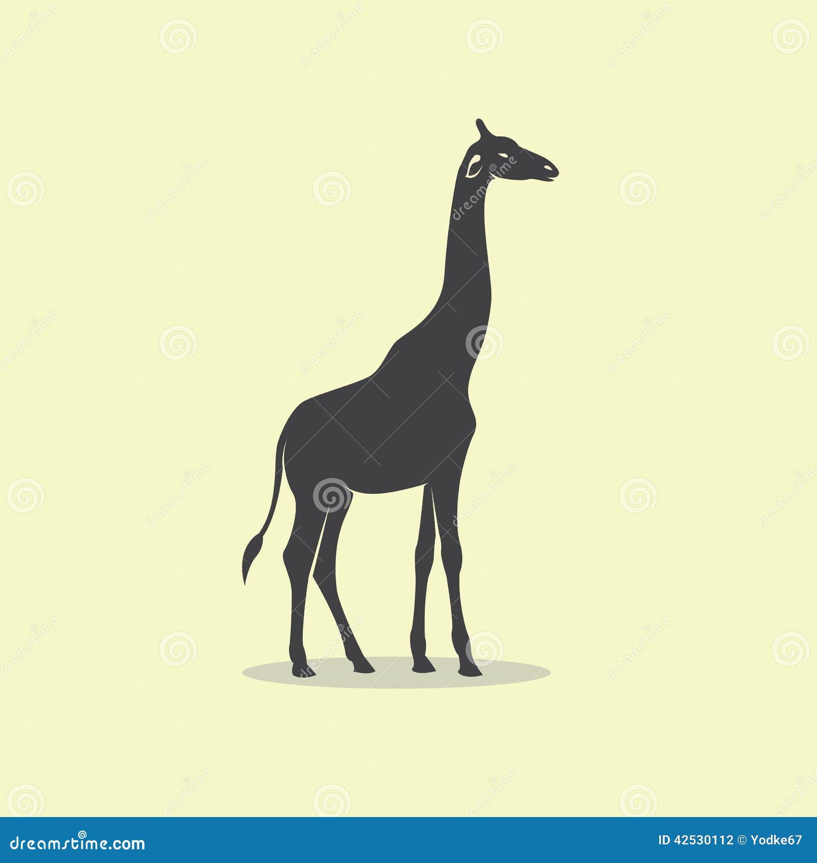 Vector Image Of An Giraffe Design. | CartoonDealer.com #42530112