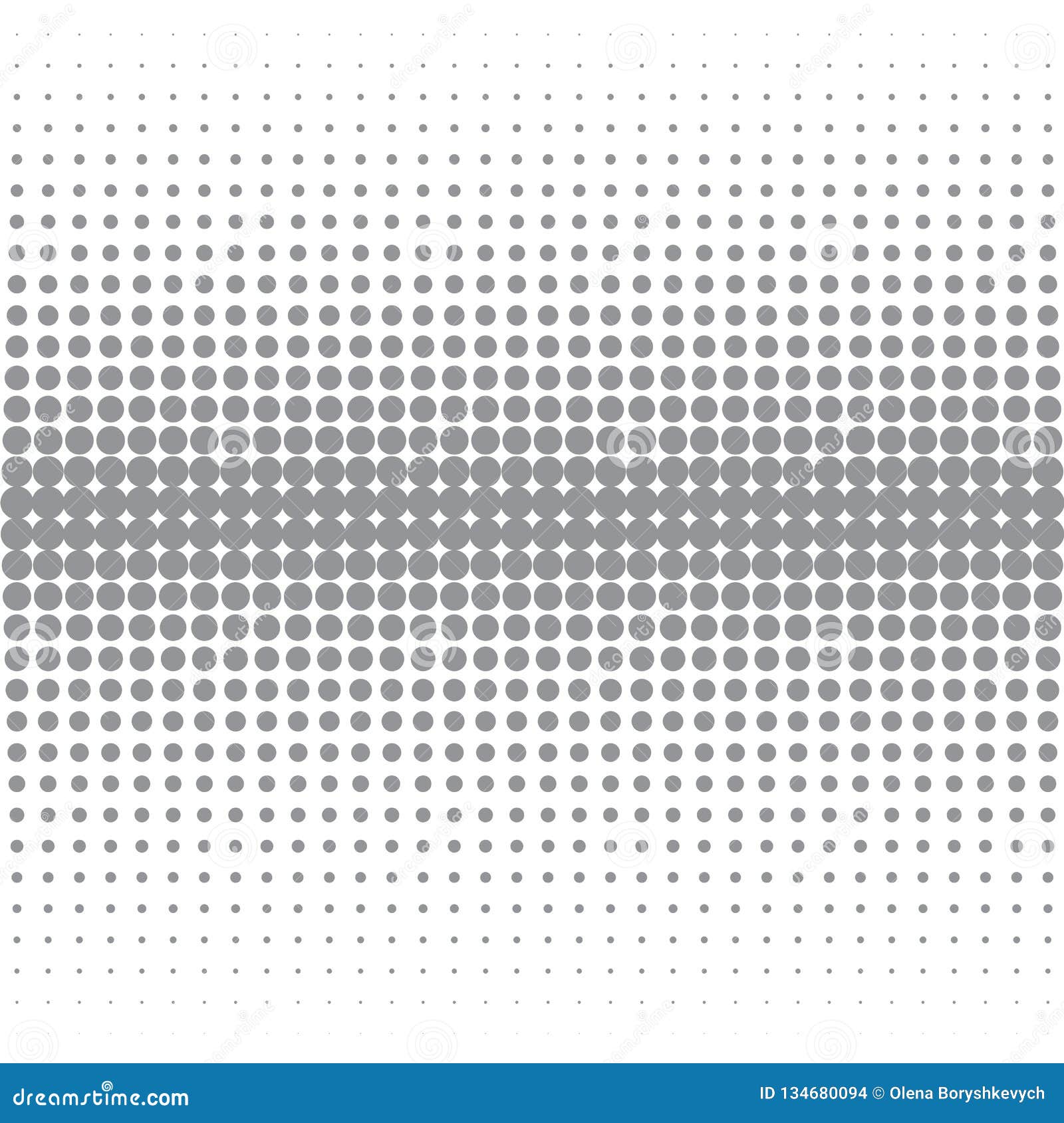 Vector Image of Grey Dots of Different Sizes Have Different Density on ...