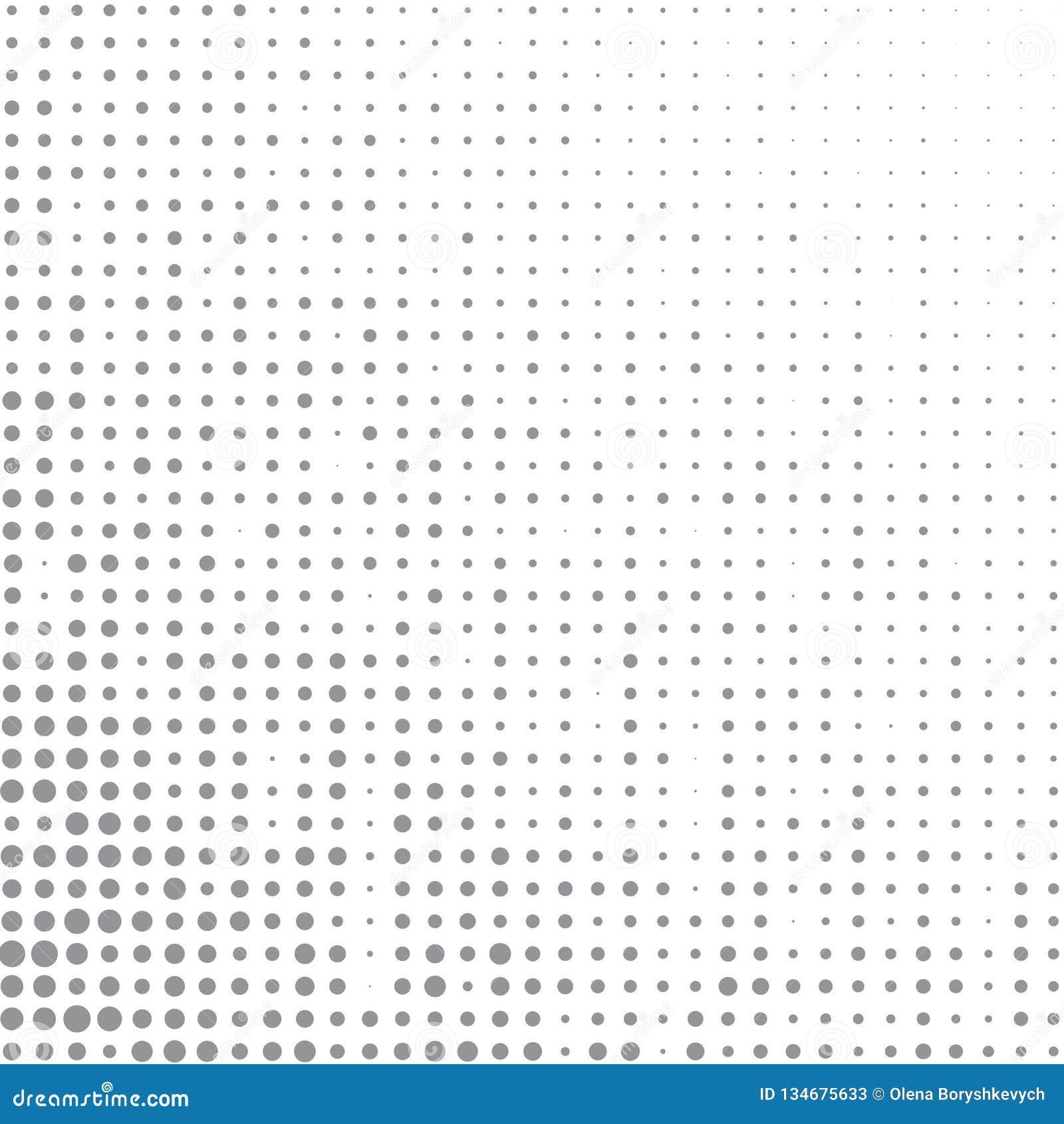 Vector Image of Grey Dots of Different Sizes Have Different Density on ...