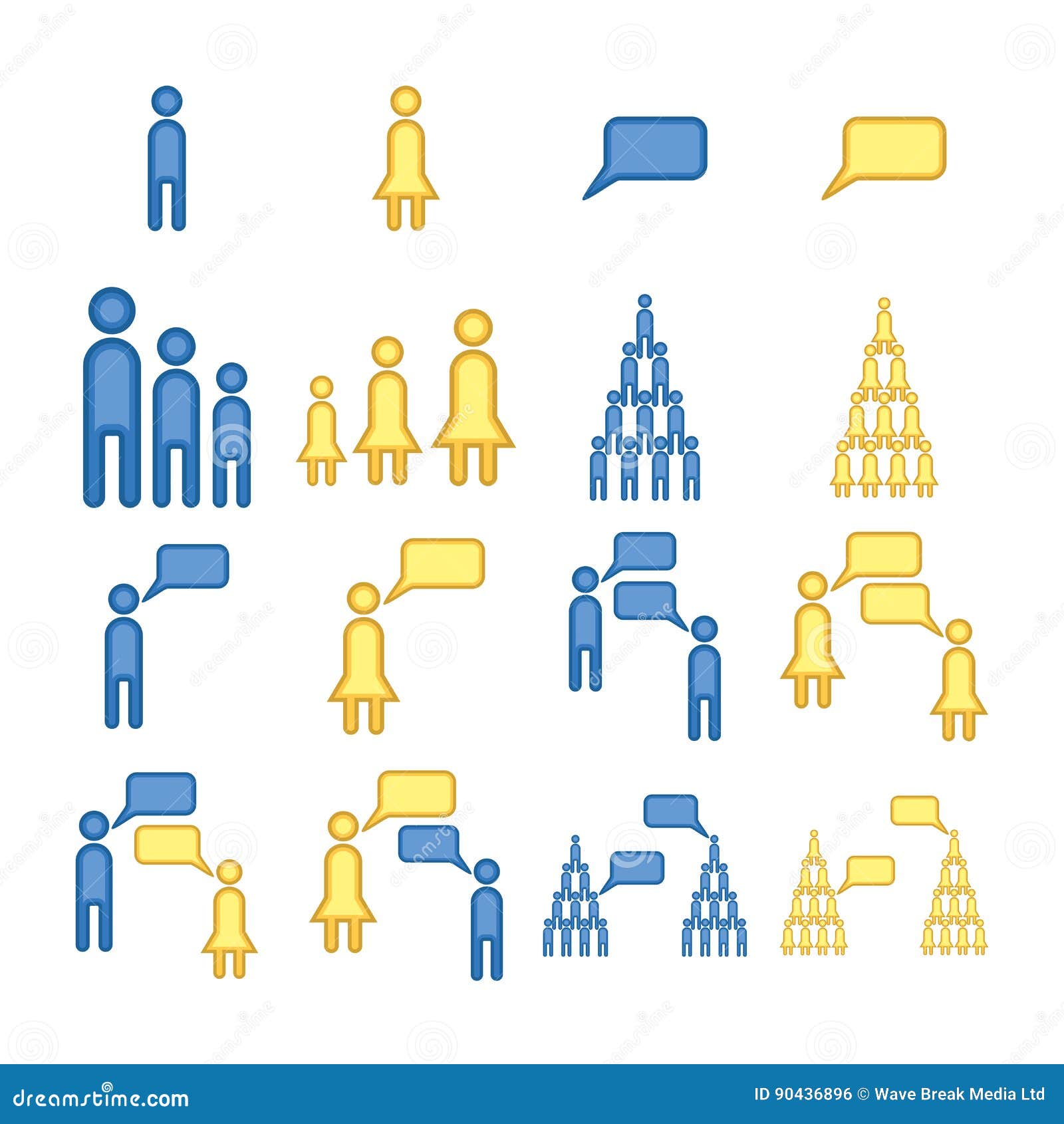 Vector Image of Human Communication Stock Vector - Illustration of ...