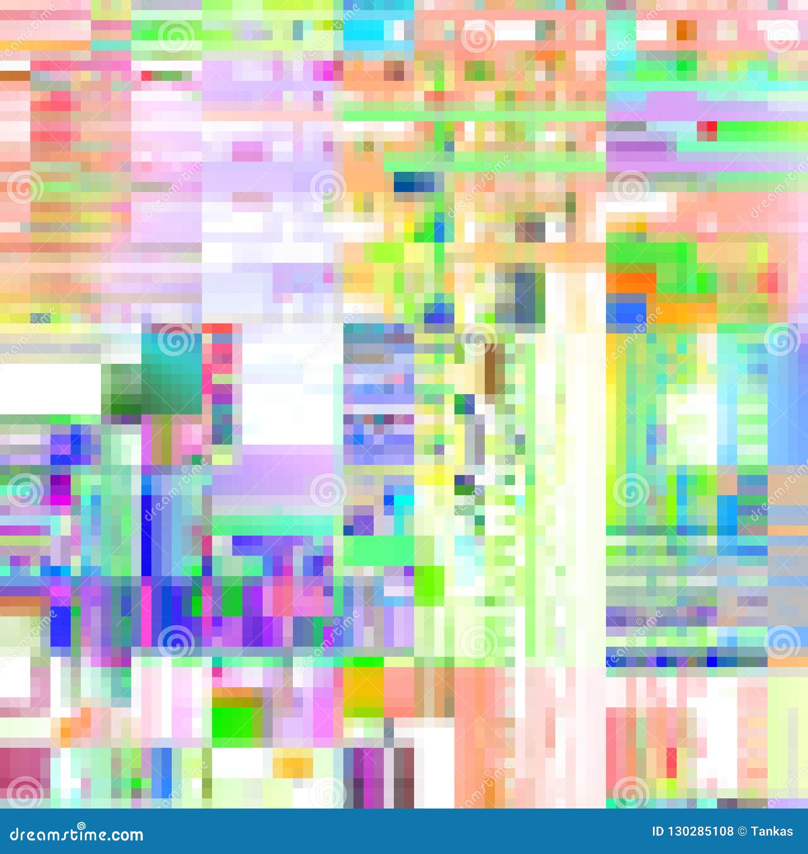 Vector Image with Imitation of Grunge Datamoshing Texture. Stock Vector ...