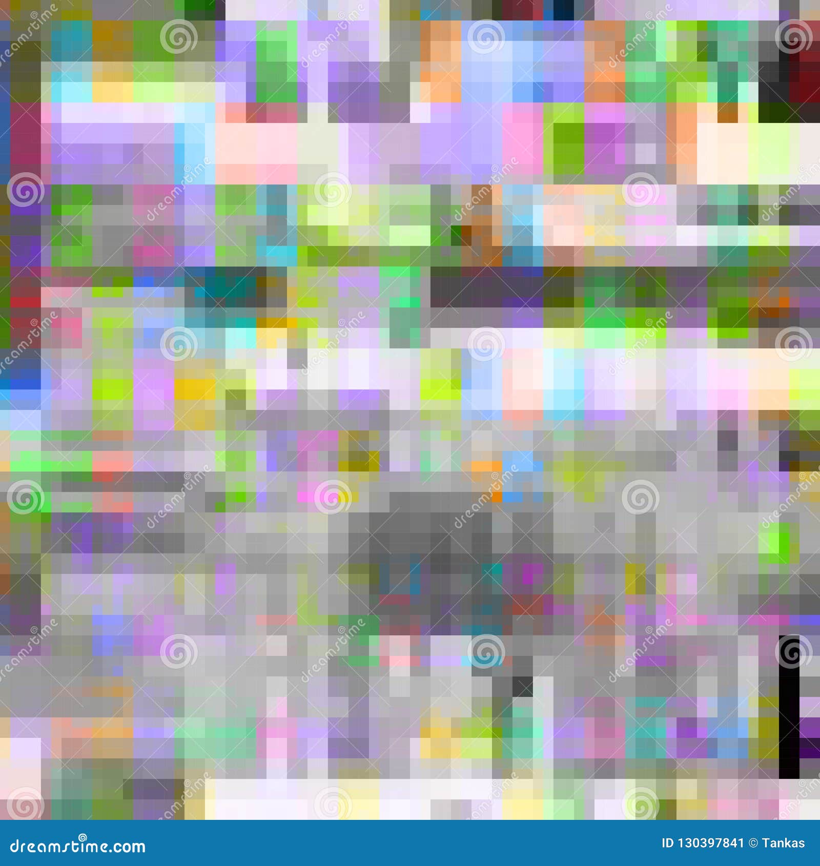 Vector Image with Imitation of Grunge Datamoshing Texture. Stock Vector ...