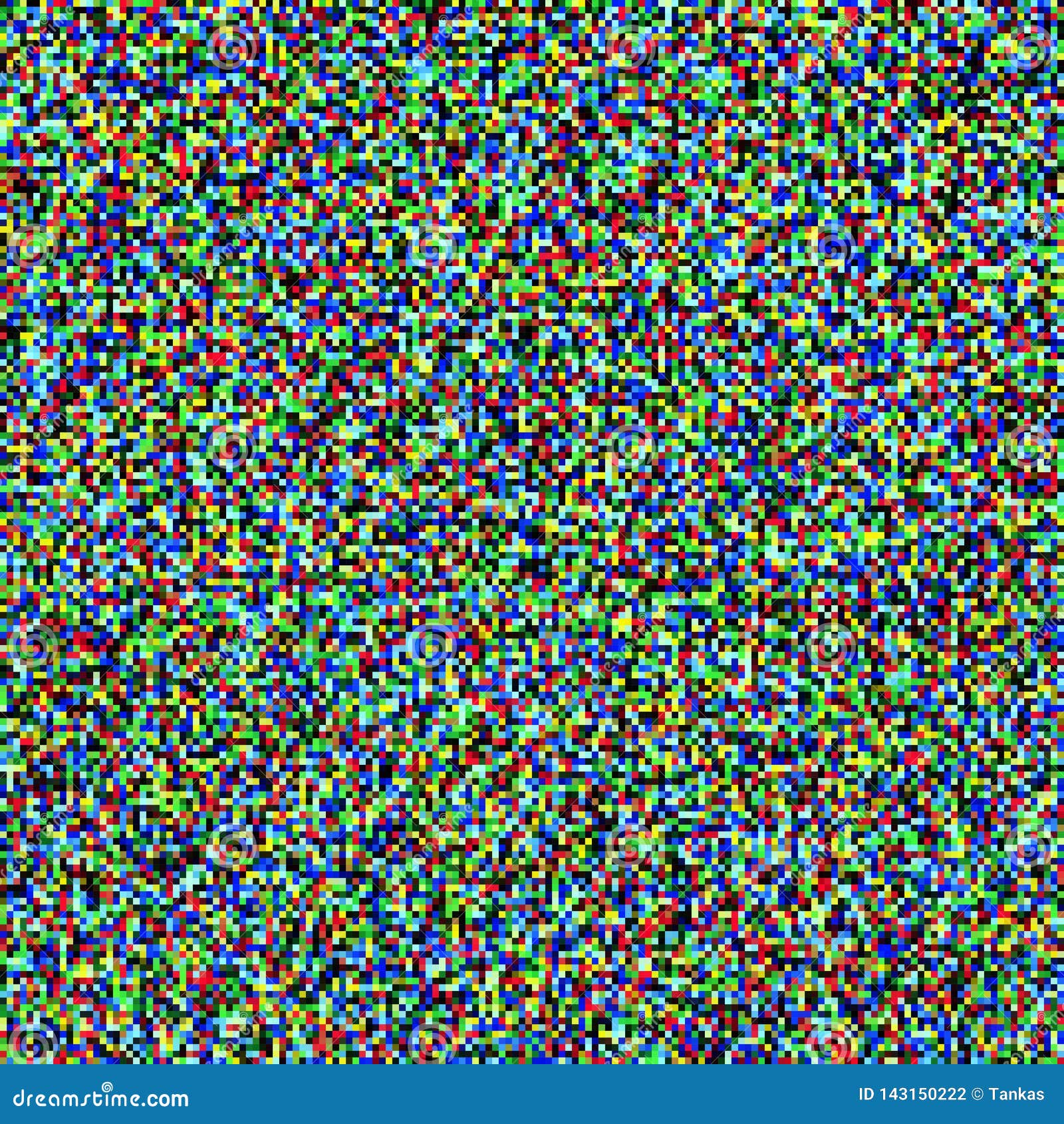 Vector Image with Imitation of Grunge Datamoshing Texture. Stock Vector ...