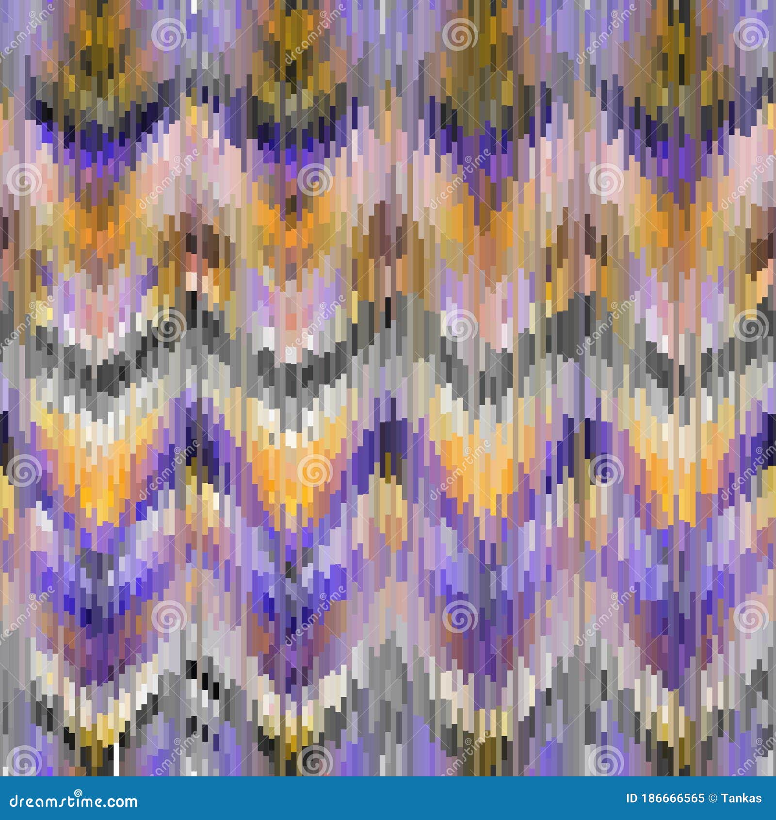 Vector Image with Imitation of Grunge Datamoshing Texture. Stock Vector ...