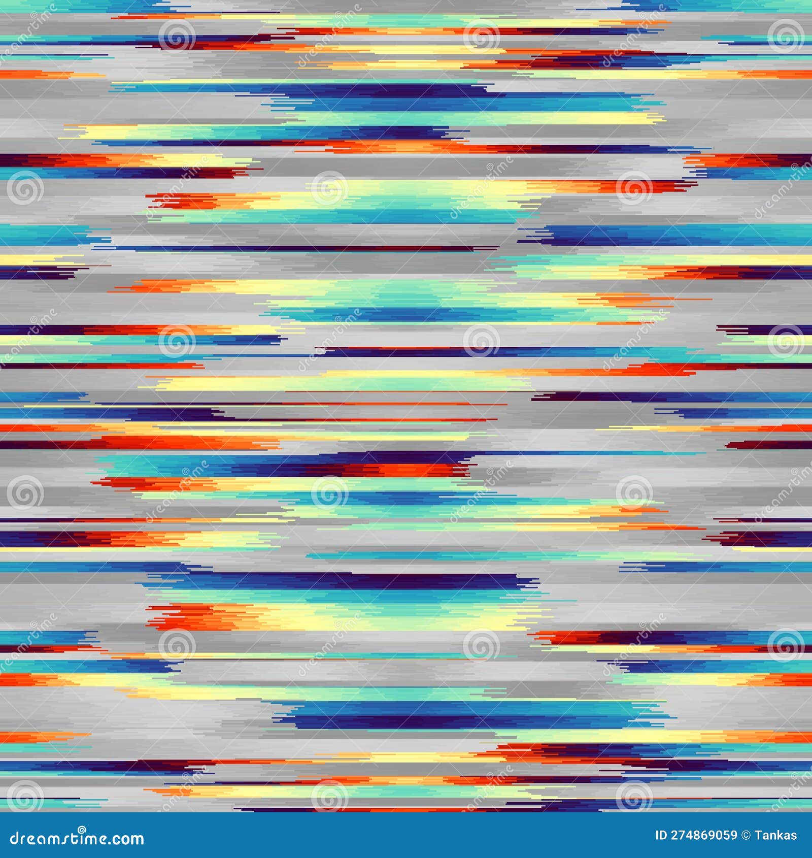 Vector Image with Imitation of Grunge Melange Lines Texture. Seamless ...