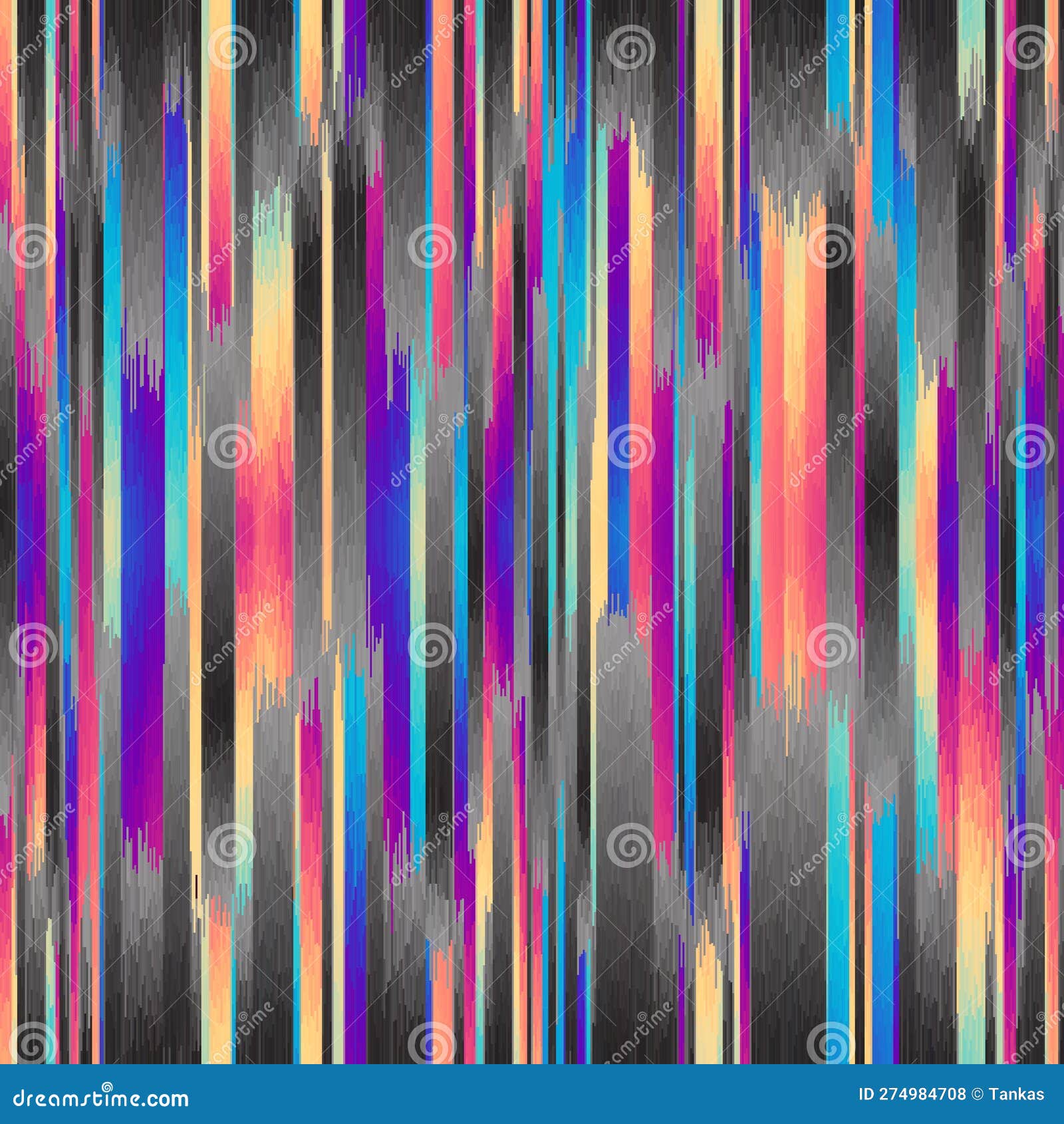 Vector Image with Imitation of Grunge Melange Lines Texture. Seamless ...