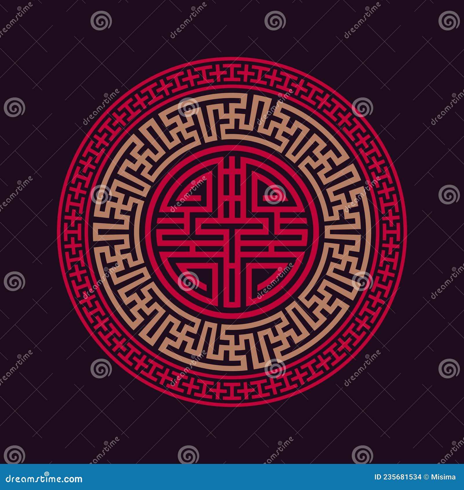 Vector Image of Korean Ornament Stock Vector - Illustration of asia ...