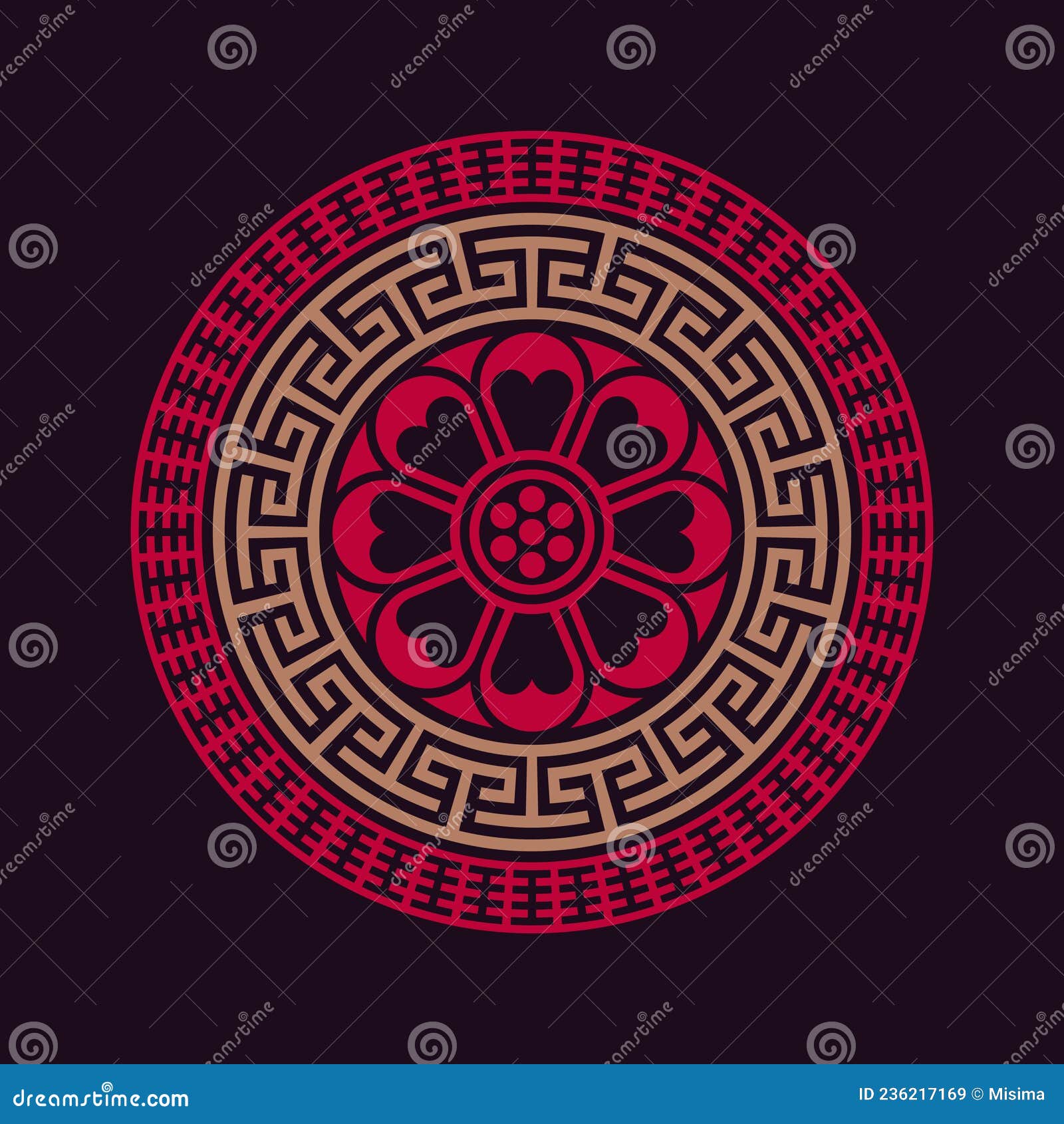 Vector Image of Korean Ornament Stock Vector - Illustration of china ...