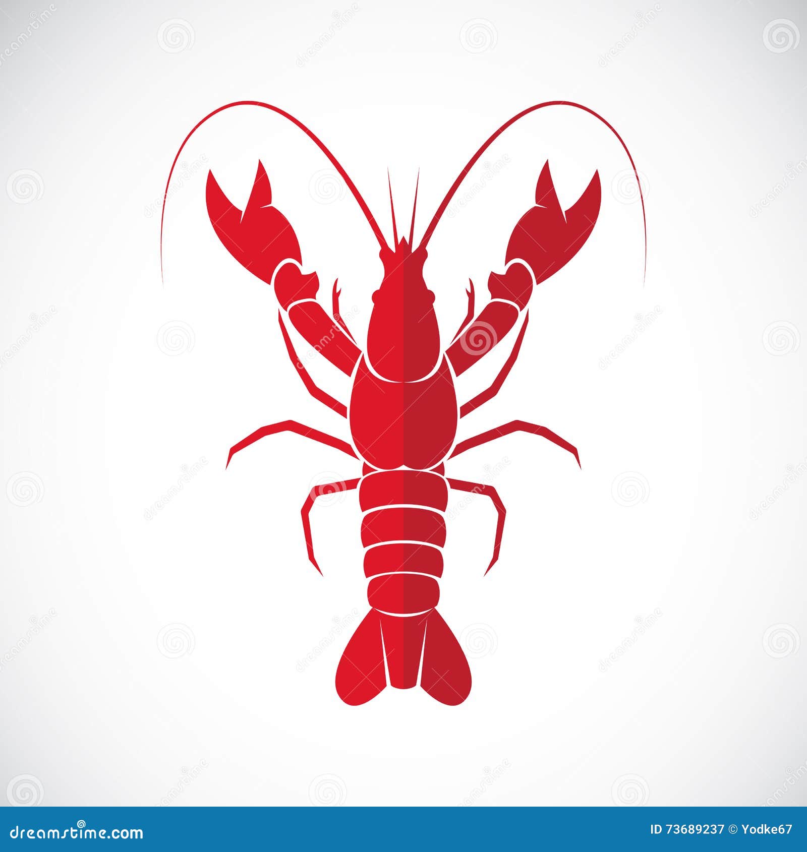 Vector Image of an Lobster Design Stock Vector - Illustration of ...