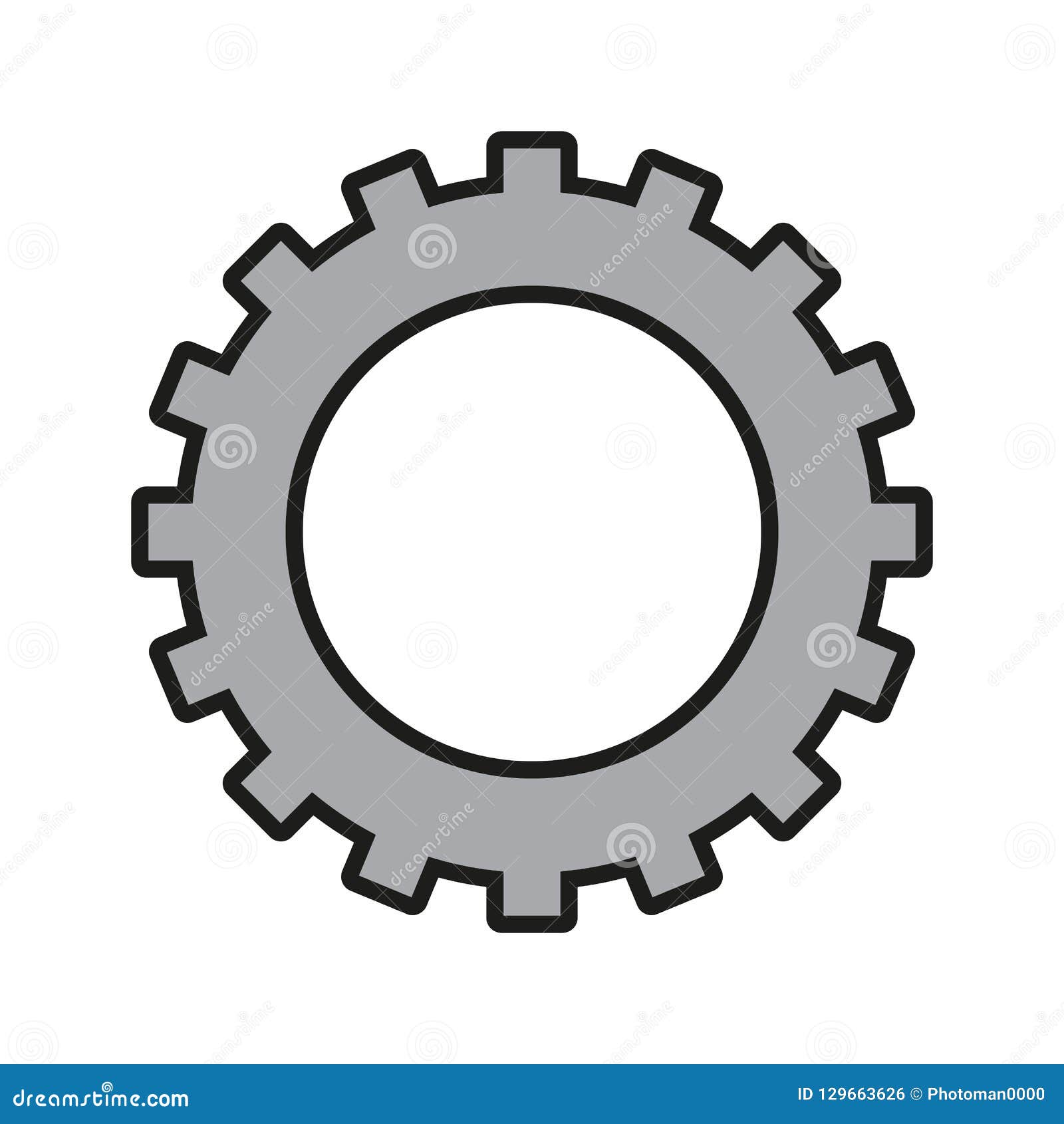 Vector Image Machine Gears and Transmission Parts Stock Vector ...